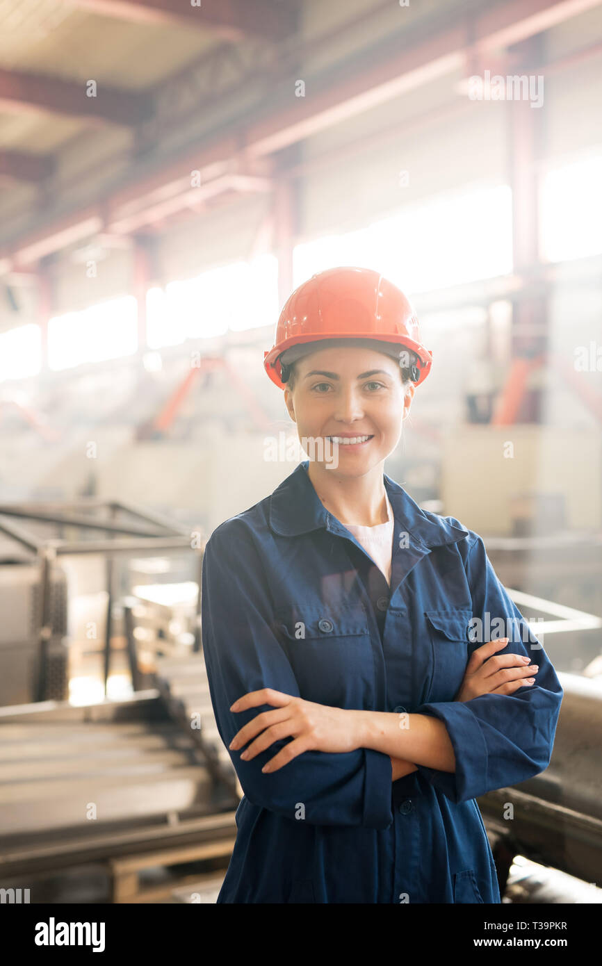 Working in factory Stock Photo - Alamy