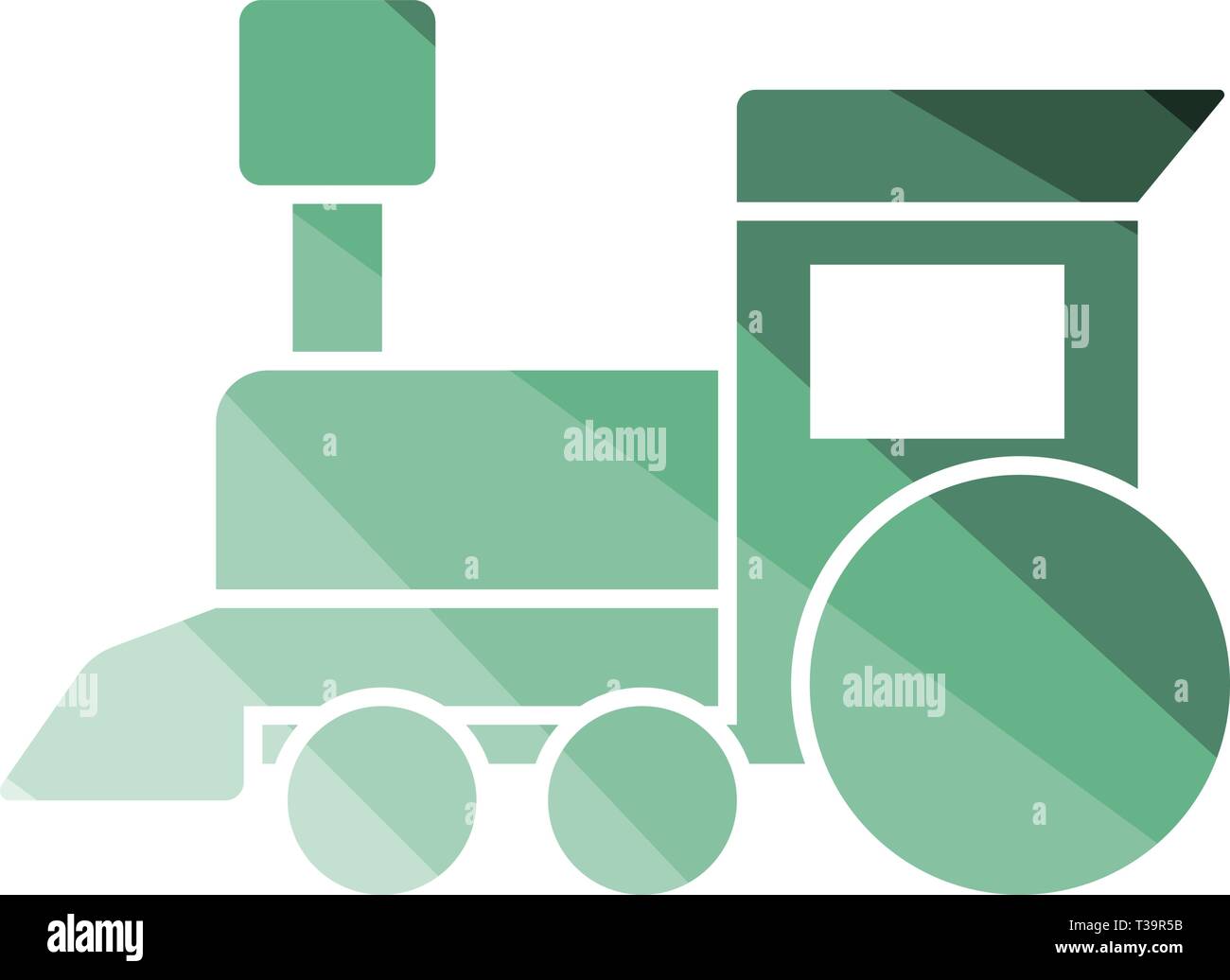 Single track railway station Stock Vector Images - Alamy