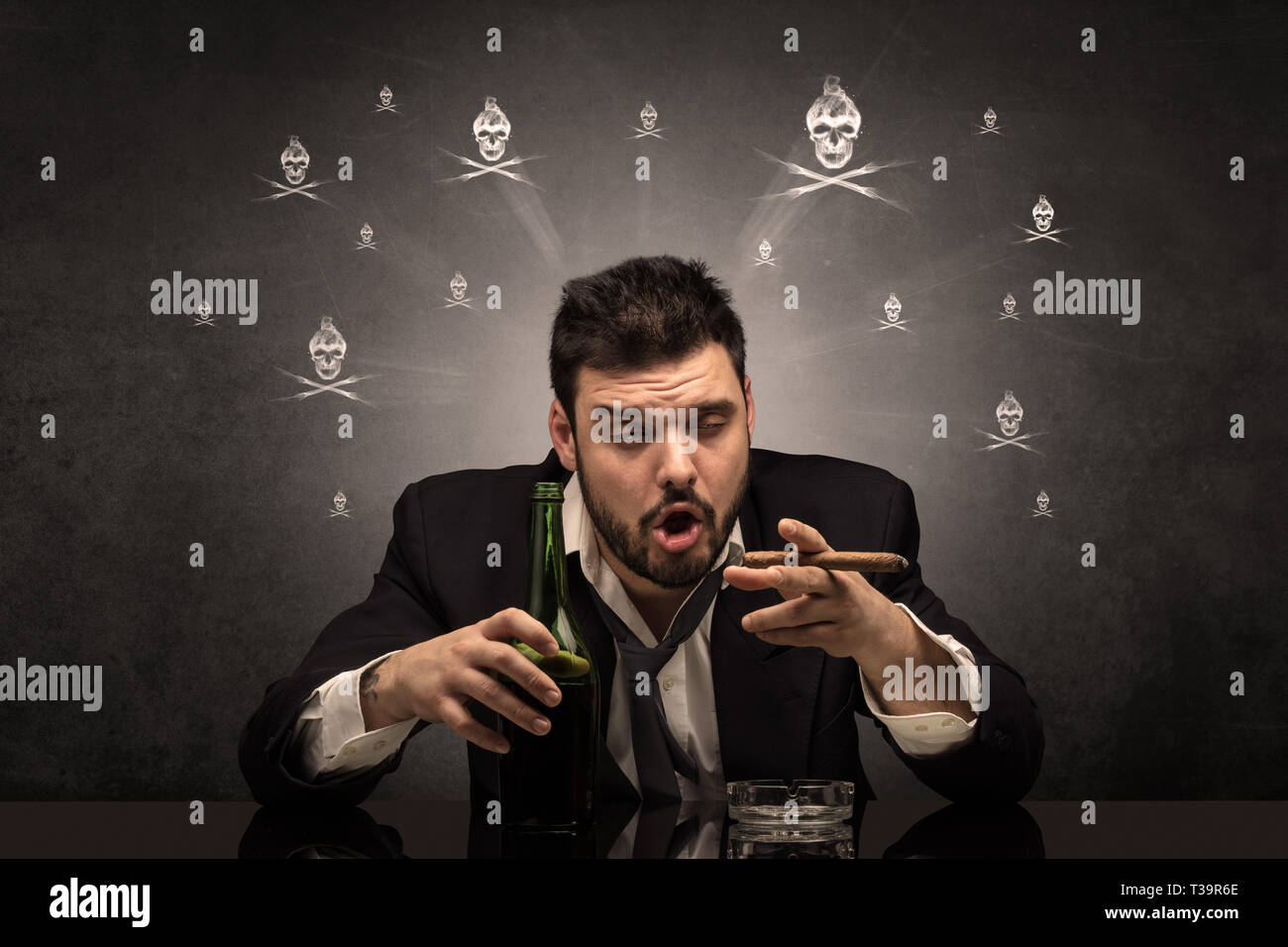 Drunk Skull High Resolution Stock Photography and Images - Alamy