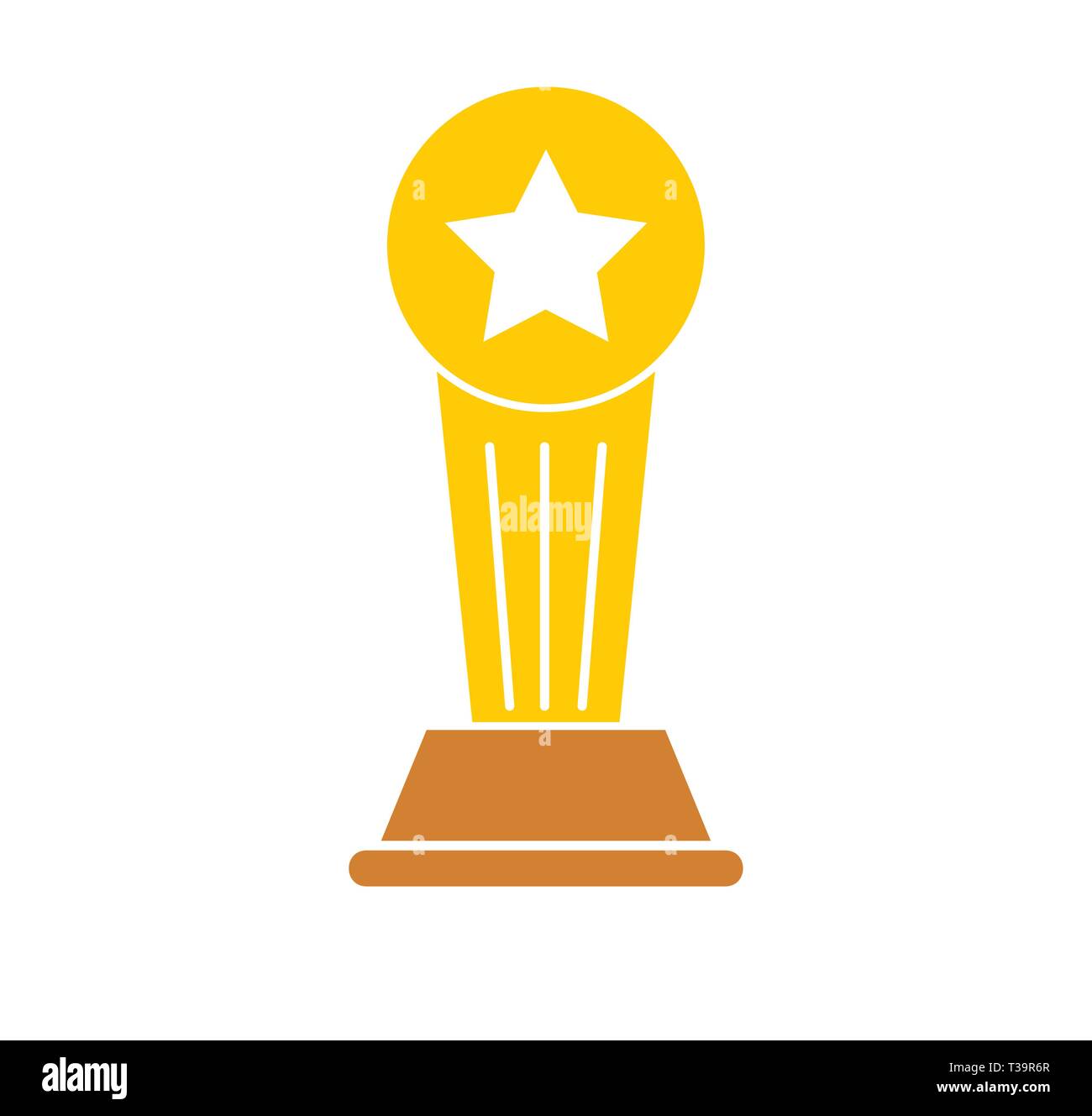 Awards icon on background for graphic and web design. Simple vector ...