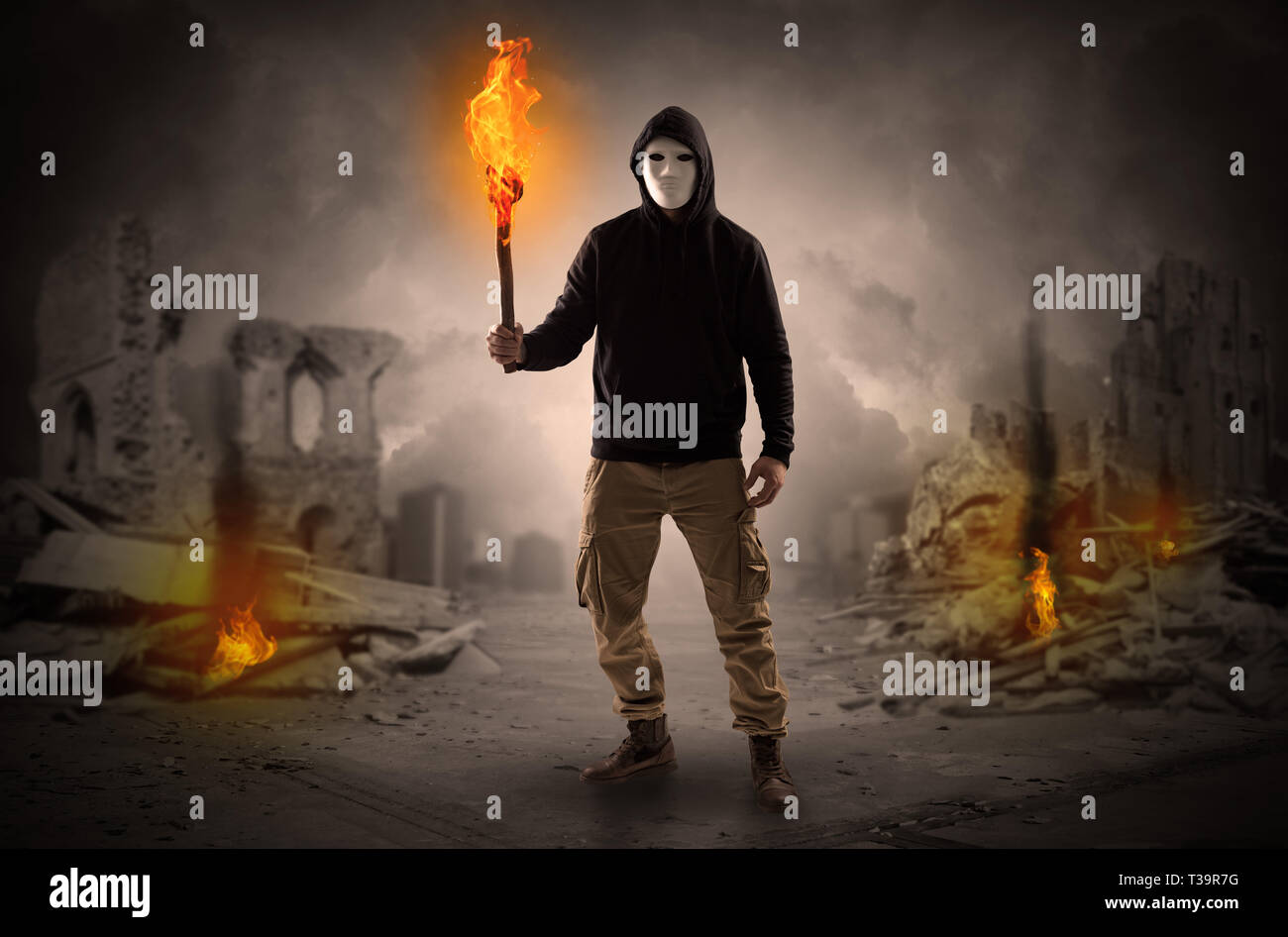 Survival fire rain hi-res stock photography and images - Alamy