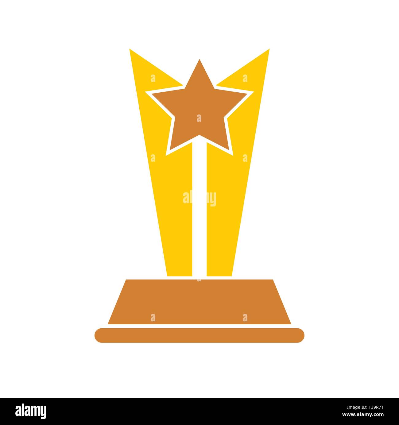 Awards icon on background for graphic and web design. Simple vector ...