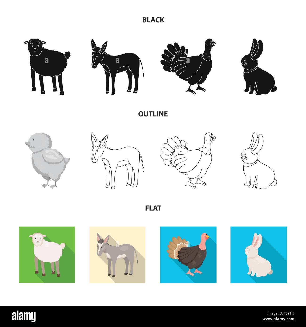Vector design of breeding and kitchen icon. Set of breeding and organic ...