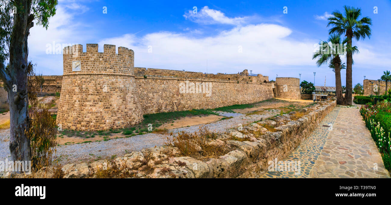 Landmarks of Cyprus,old castle in Famagusta town Stock Photo - Alamy