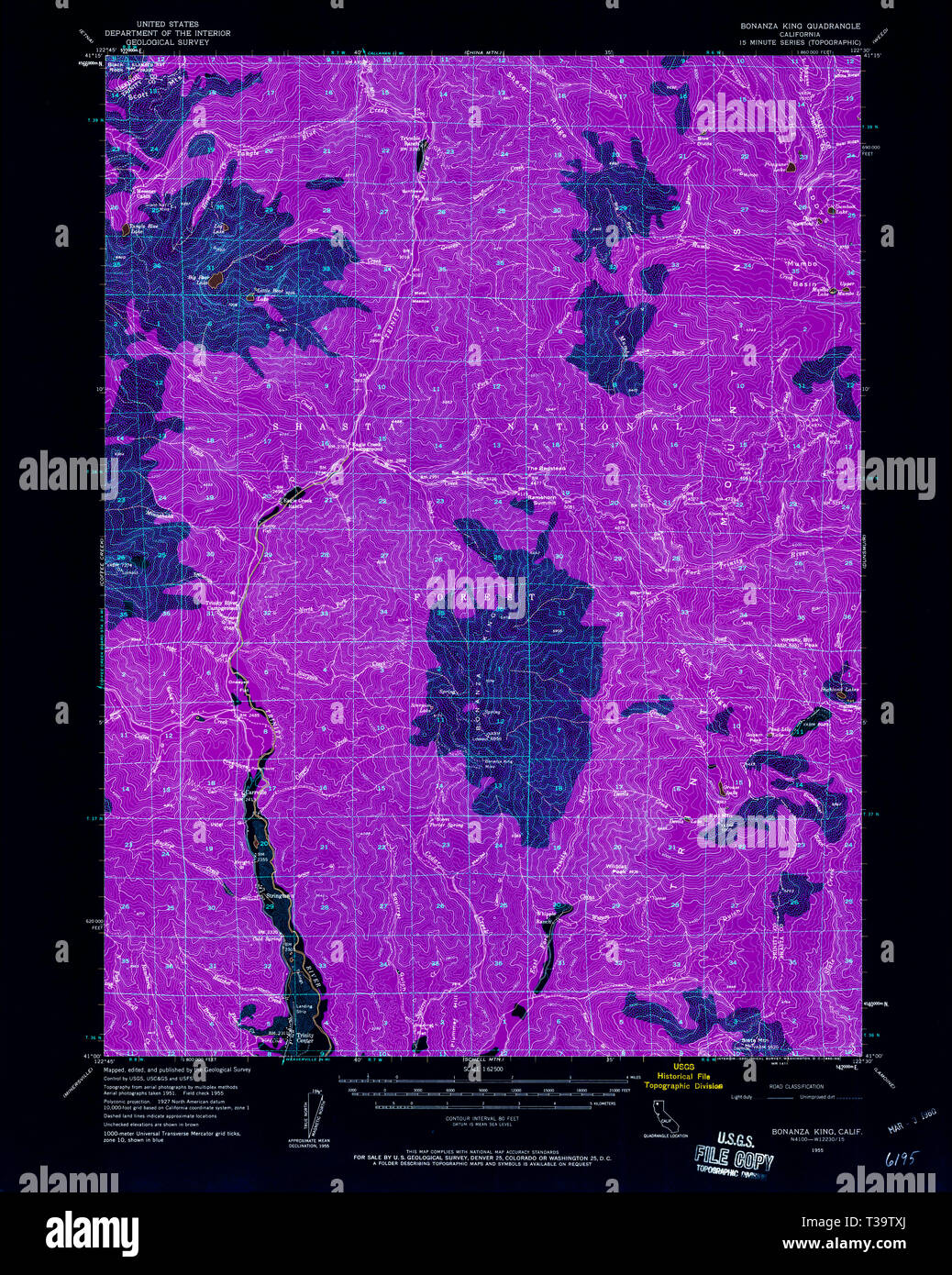 Bonanza map hi-res stock photography and images - Alamy