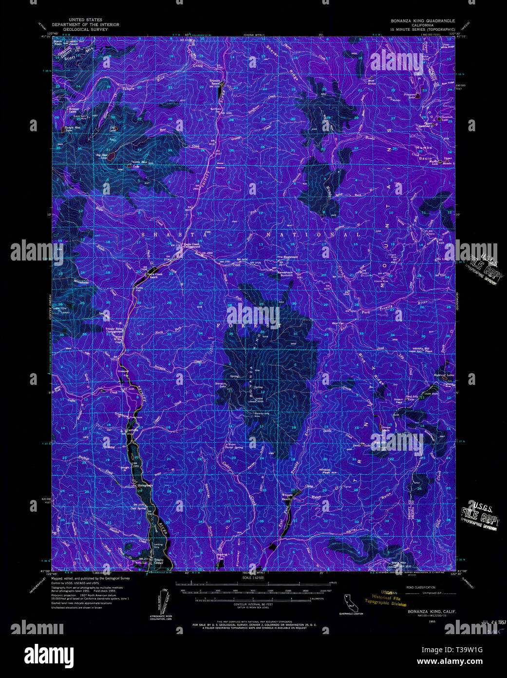 Map of bonanza hi-res stock photography and images - Alamy
