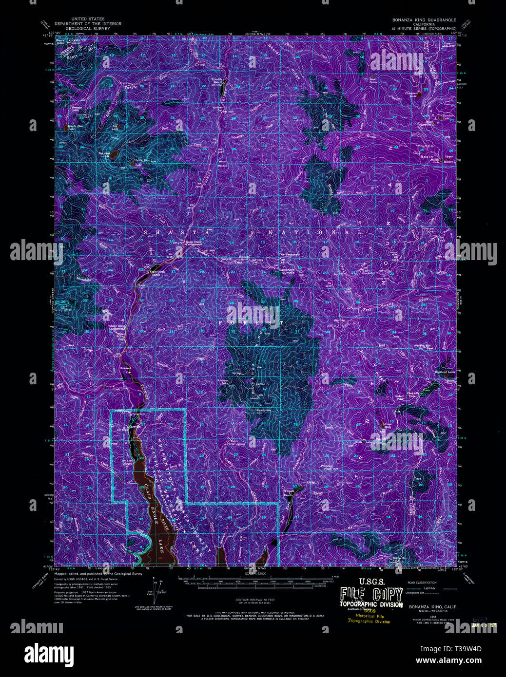 Map of bonanza hi-res stock photography and images - Alamy