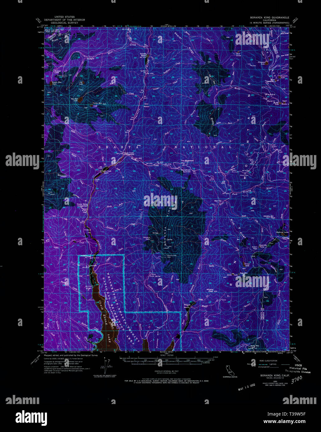 Bonanza map hi-res stock photography and images - Alamy