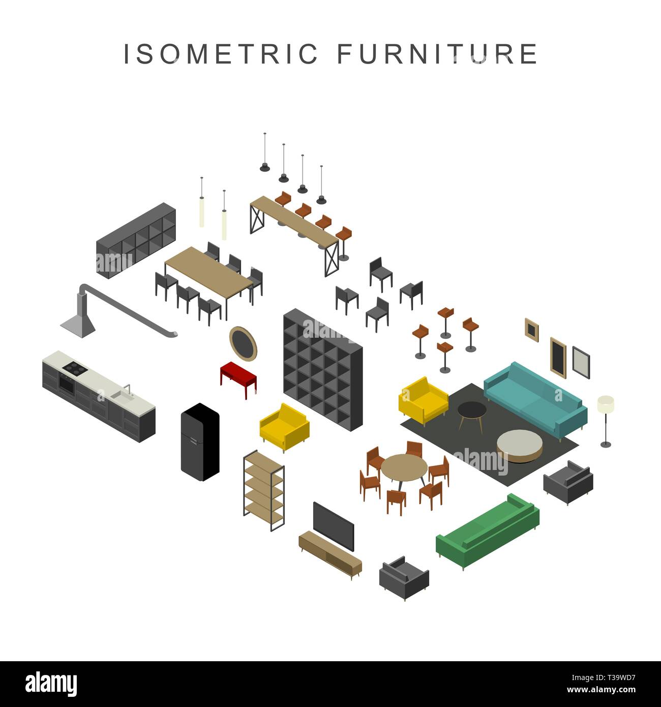 Isometric Furniture