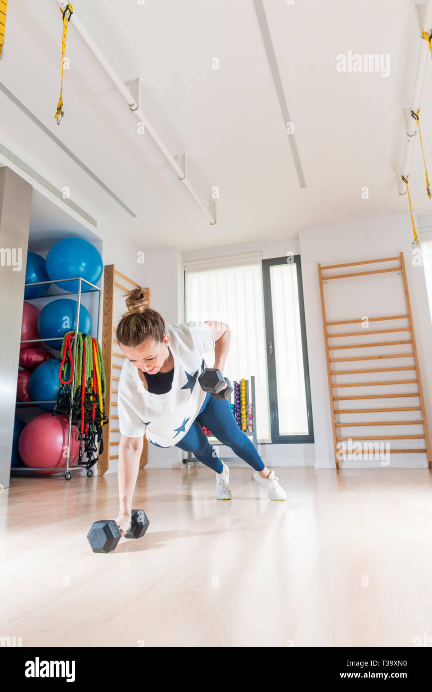 Woman 45 years old in gym hi-res stock photography and images - Alamy