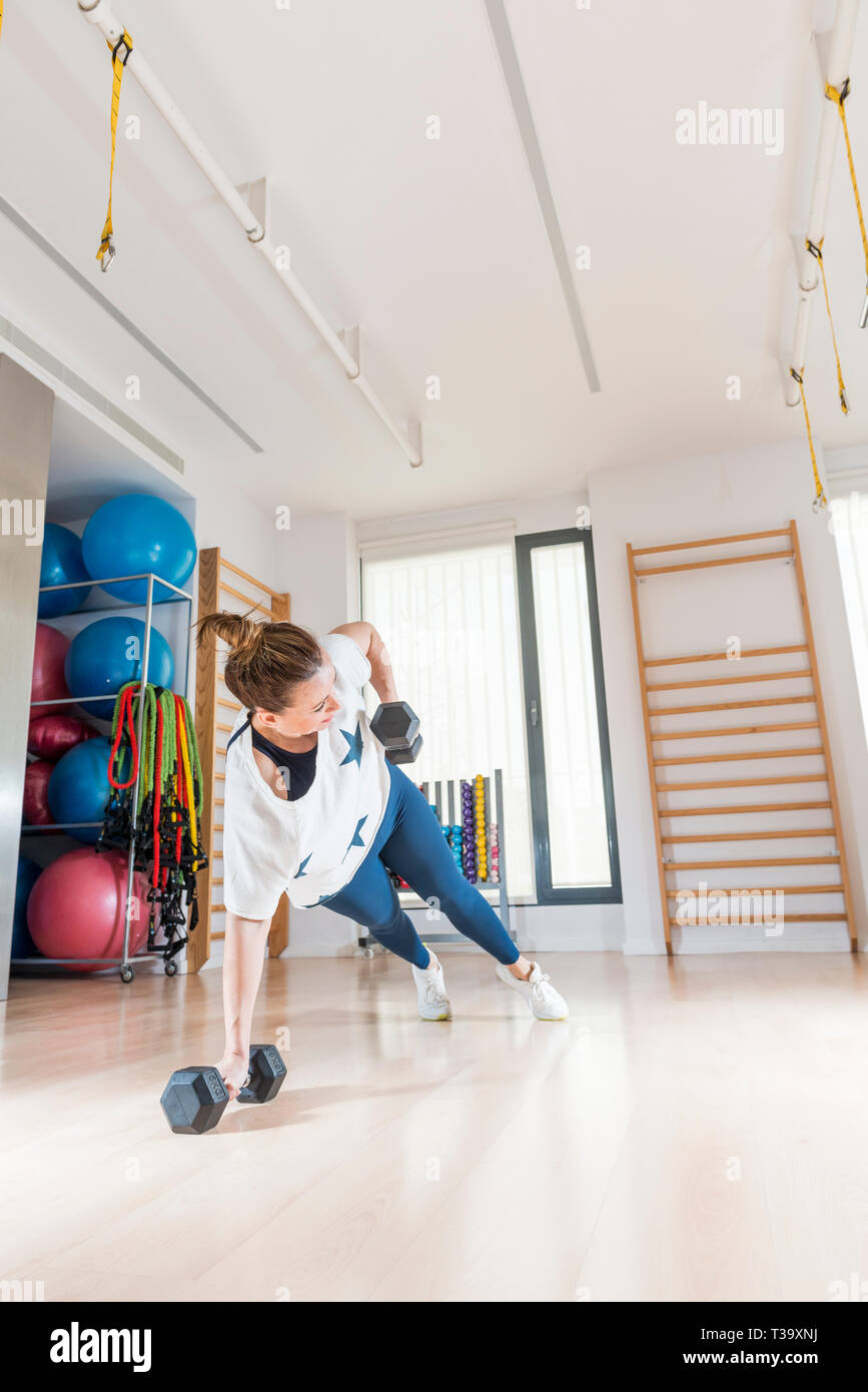 Woman 45 years old in gym hi-res stock photography and images - Alamy