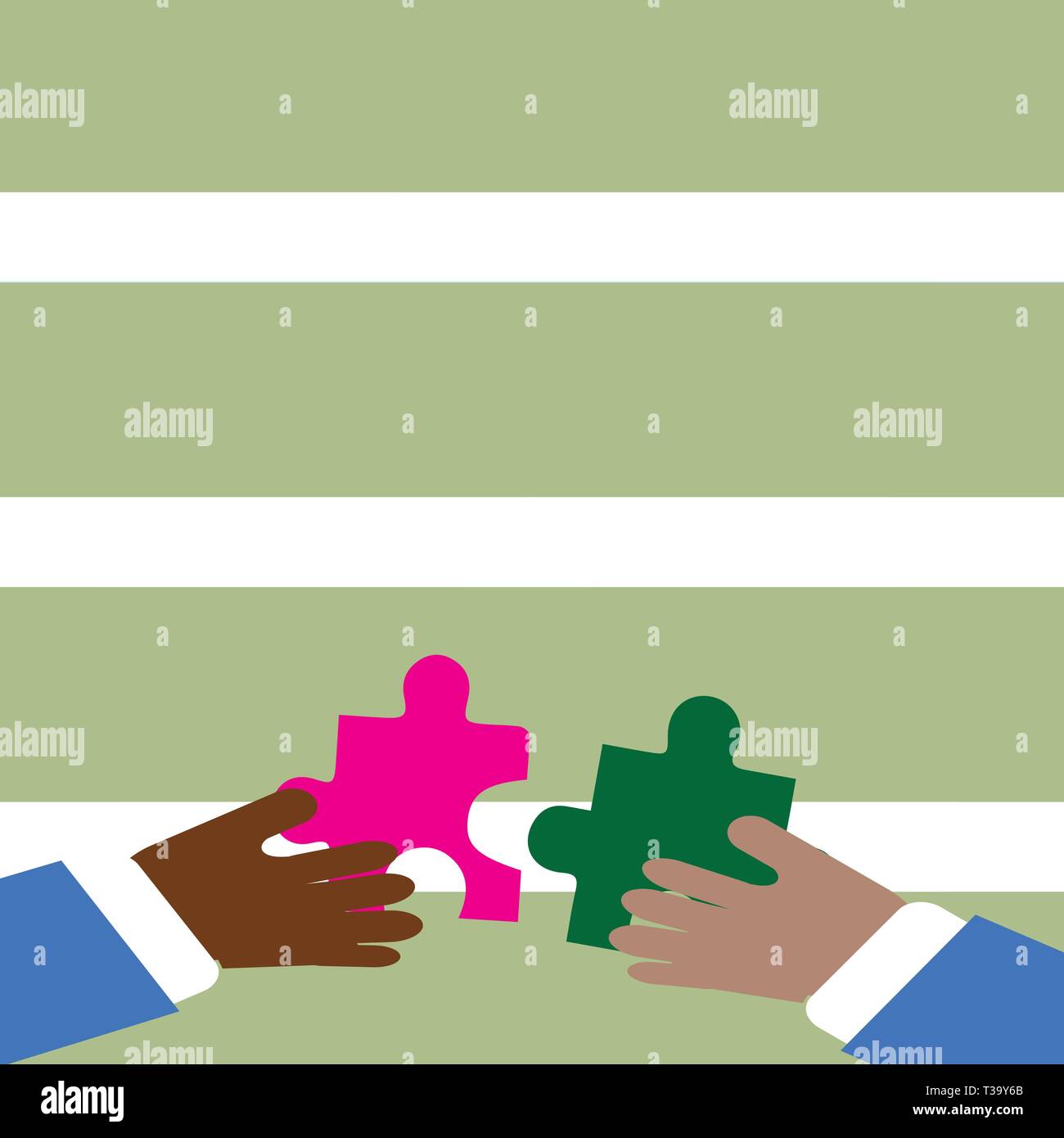 Interlock hands Stock Vector Images - Alamy