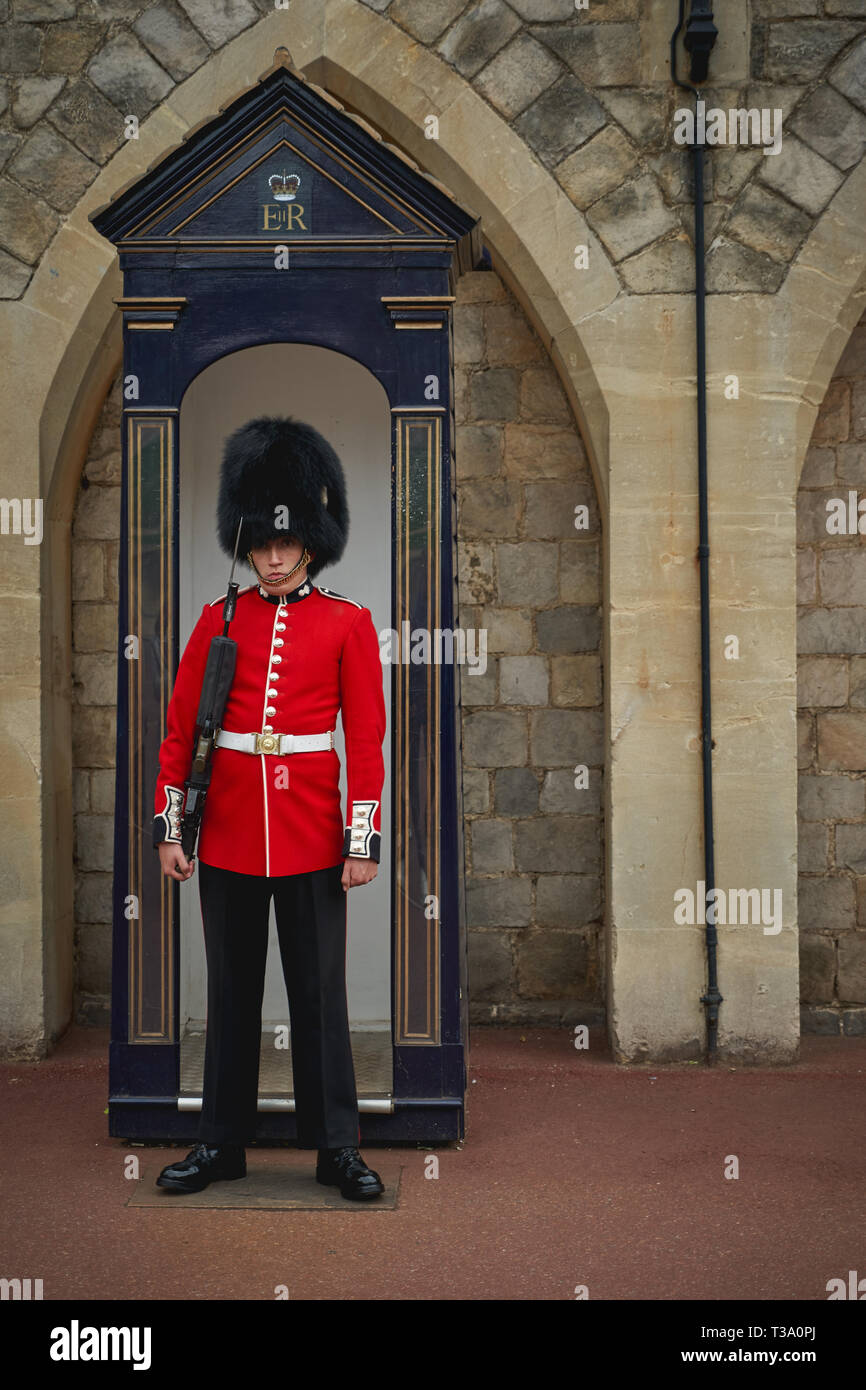 Red guard uniform hi-res stock photography and images - Alamy