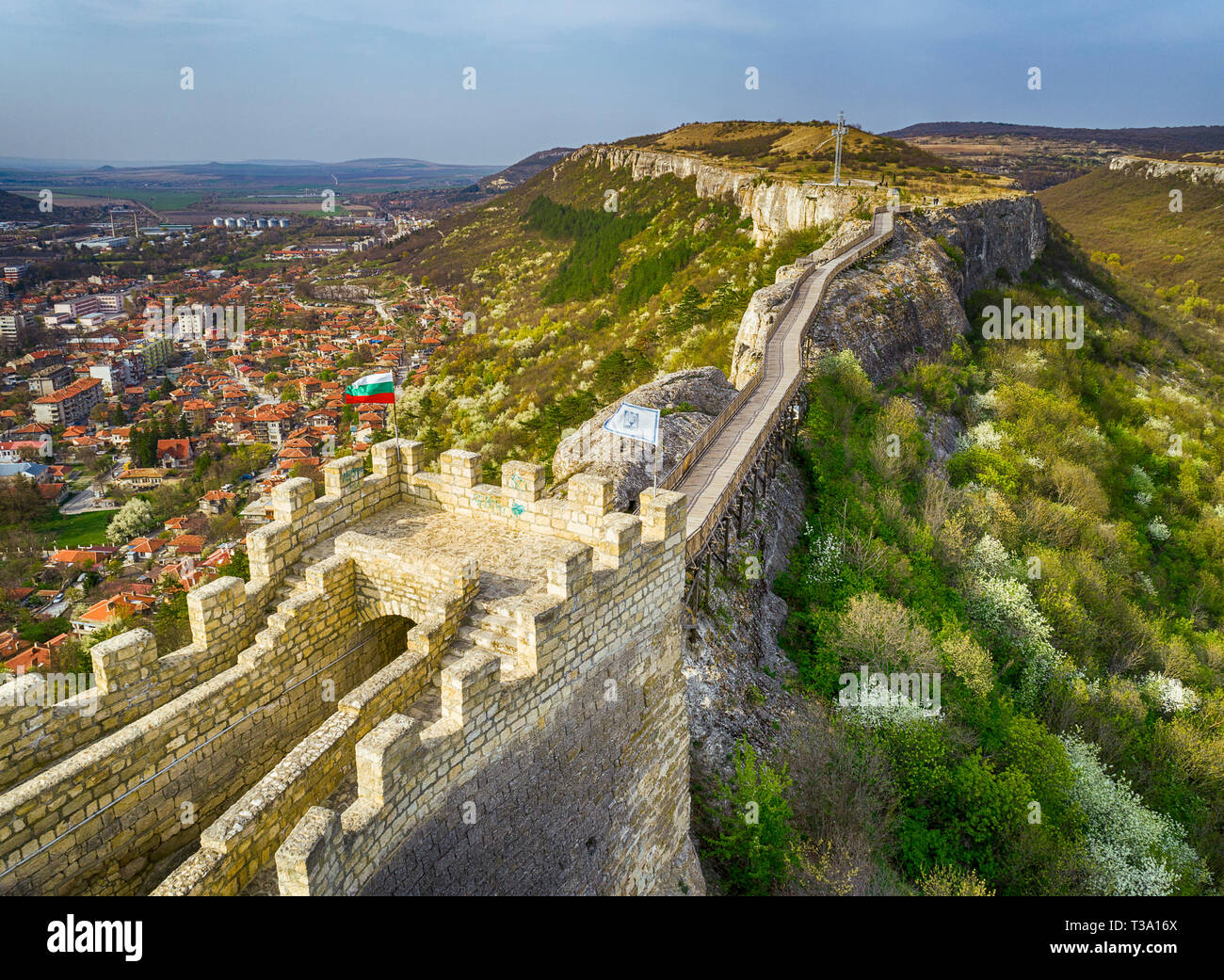 Sunset view of the Fortress Ovech in Provadia, Bulgaria Stock Photo - Alamy