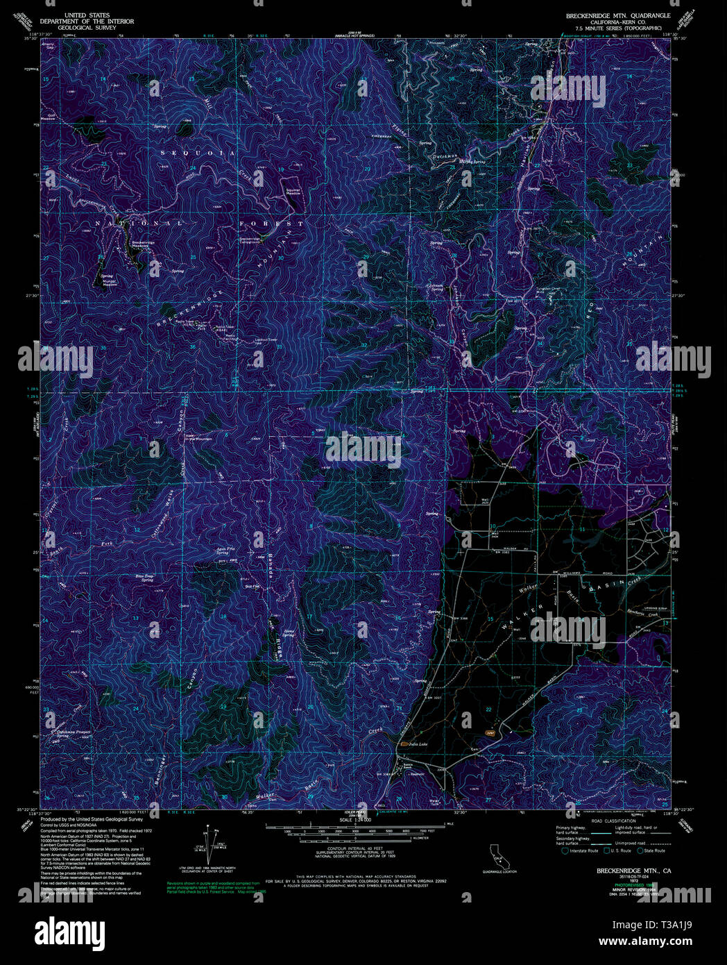 Breckenridge map hi-res stock photography and images - Alamy