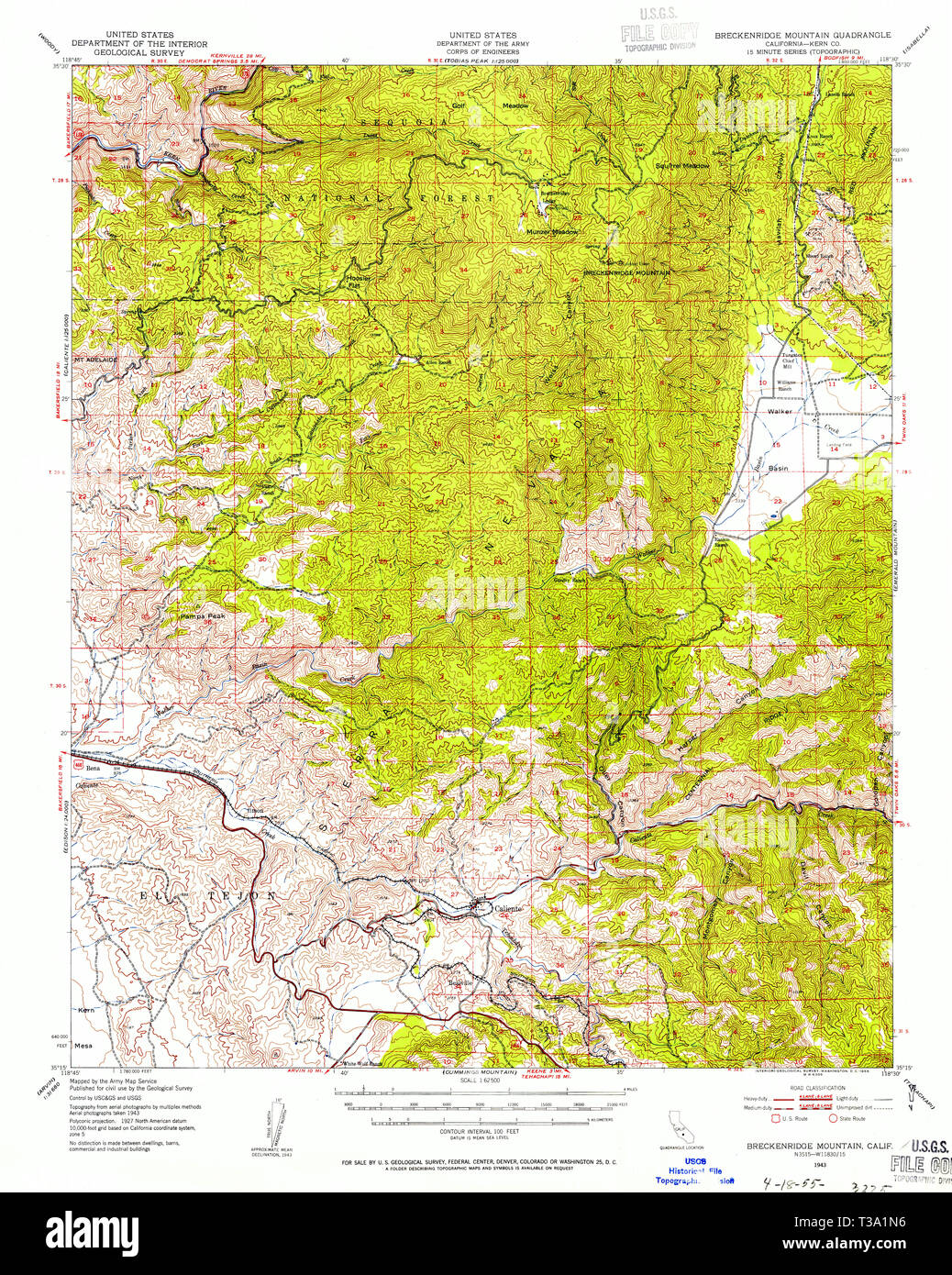 Breckenridge map hi-res stock photography and images - Alamy