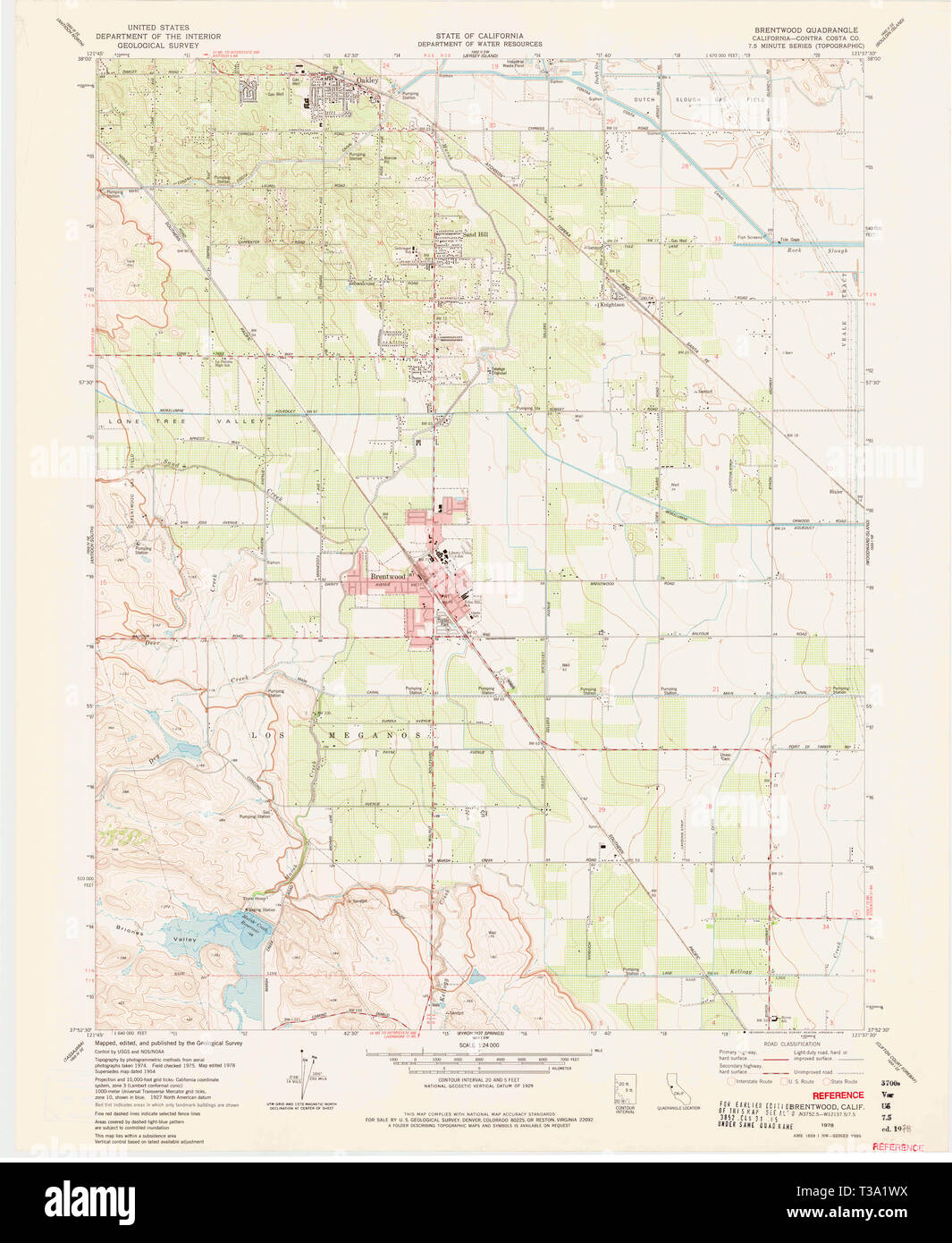 Map of brentwood hi-res stock photography and images - Alamy