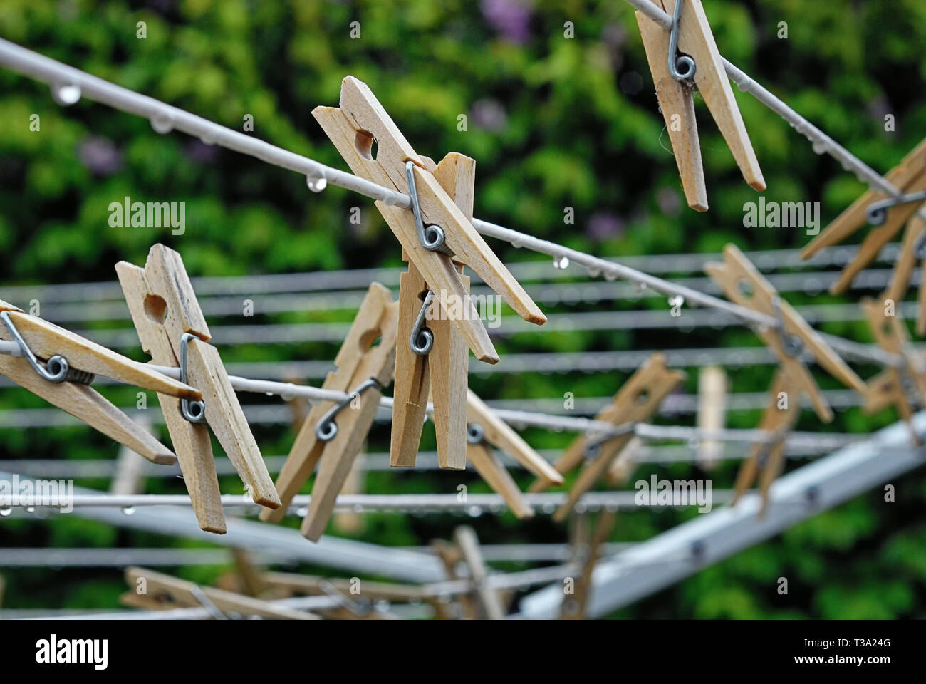 Laundry hanging from washing lines hi-res stock photography and images ...