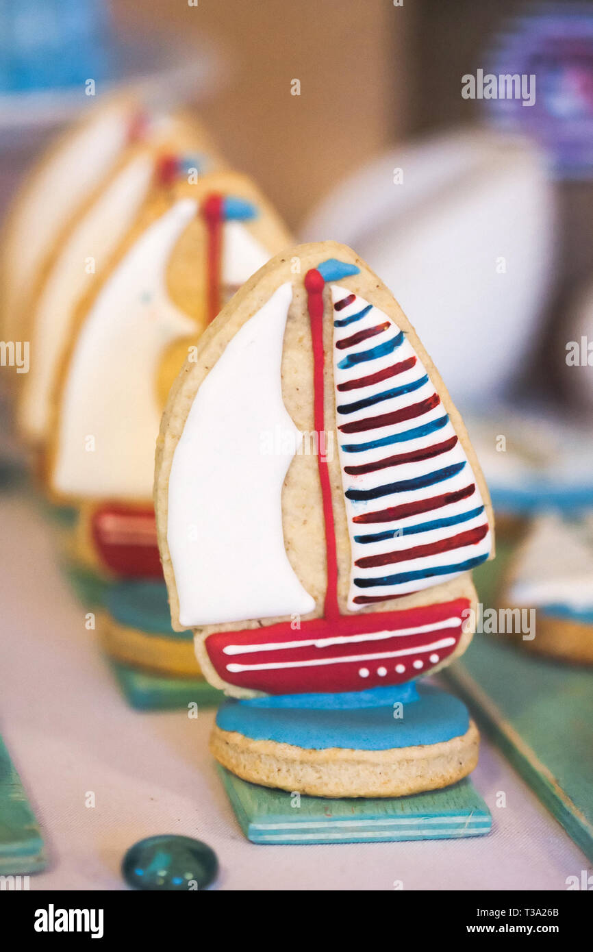 Homemade sweets cookies in marina style Stock Photo - Alamy