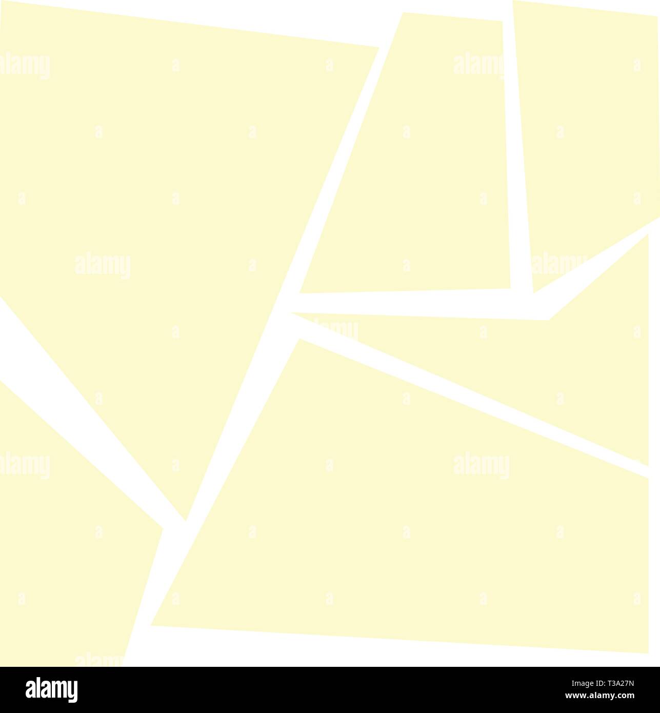 Polygon Quadrilateral Shapes of Unequal Four Sides in Pastel Color on ...