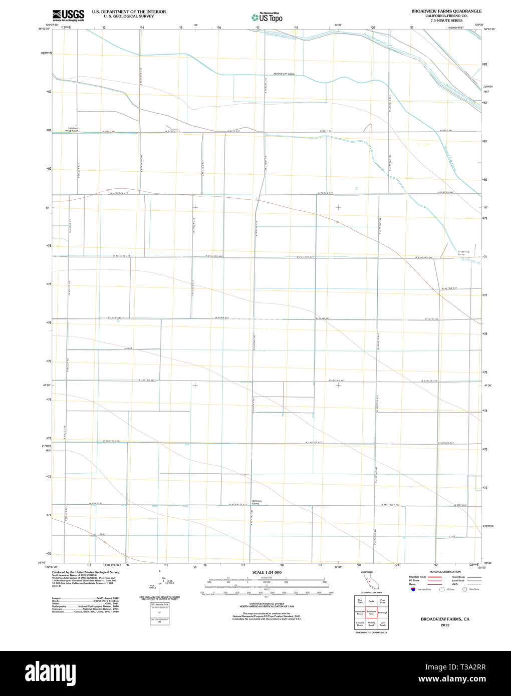 Broadview map hi-res stock photography and images - Alamy
