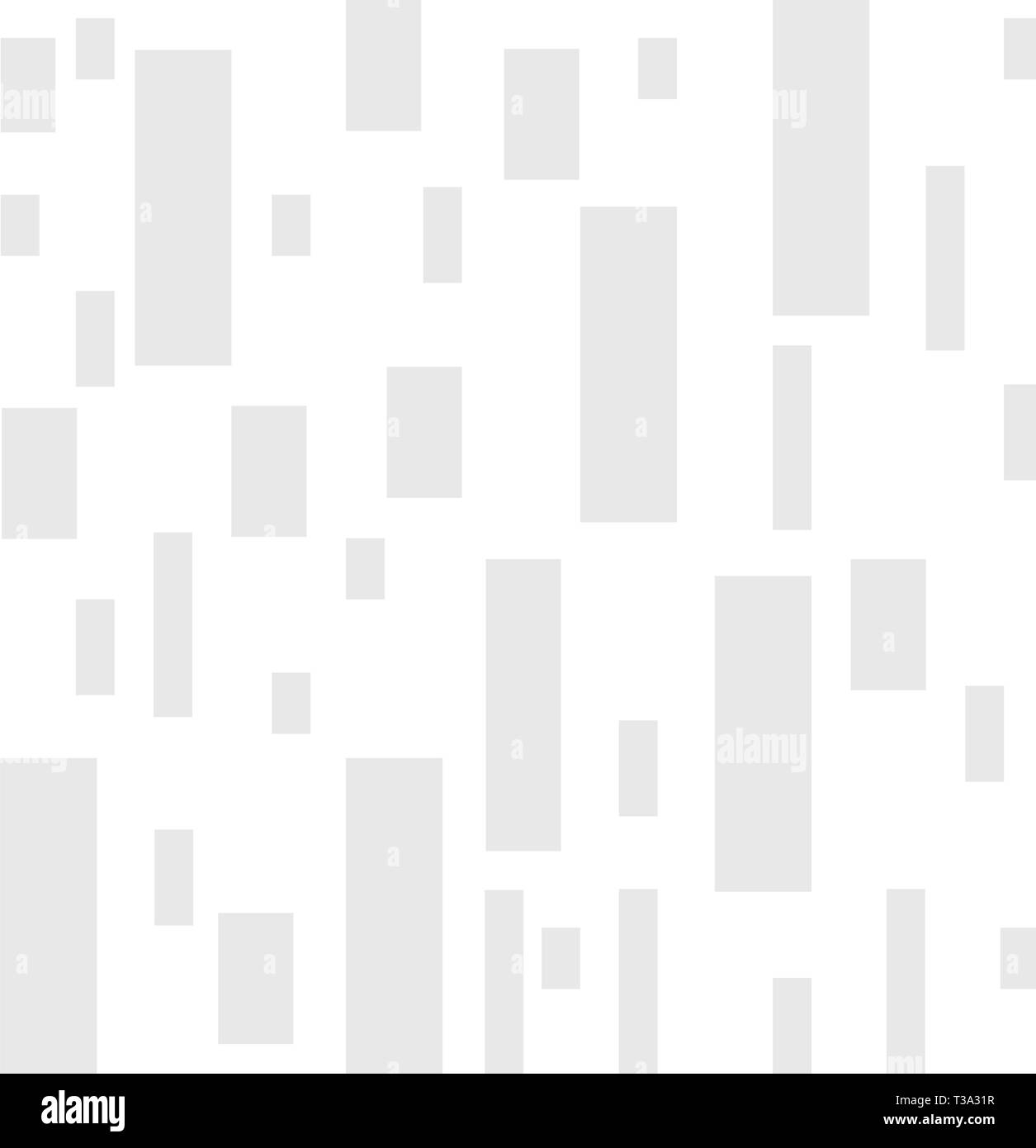 Gray Tone Rectangular Shape Scattered in Vertical Position on White ...