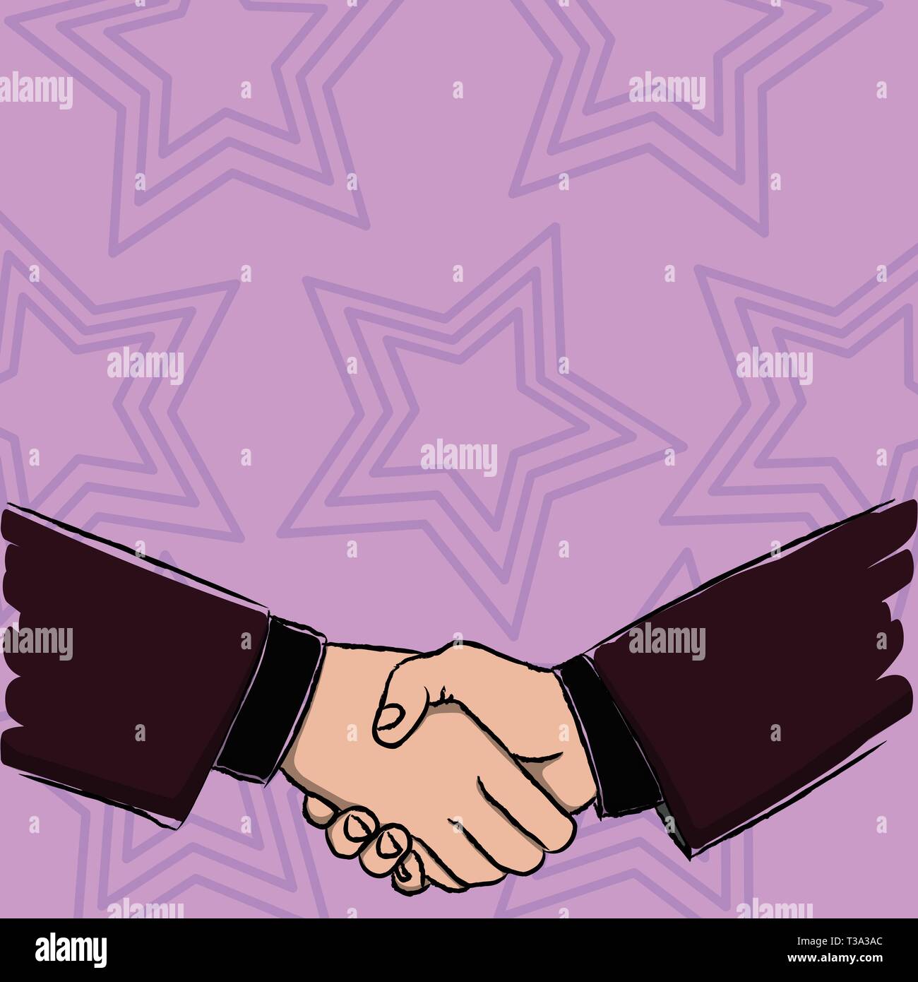 Businessmen Shaking Hands Firmly as Gesture Form of Greeting and ...