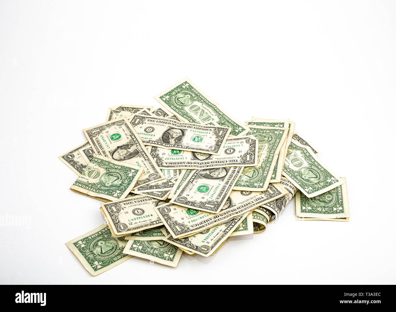 Pile of Money Stock Photo - Alamy
