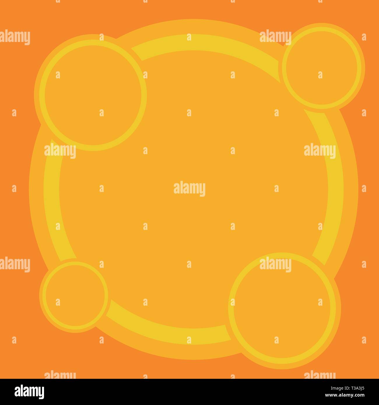 Two different concentric circles Stock Vector Images - Alamy