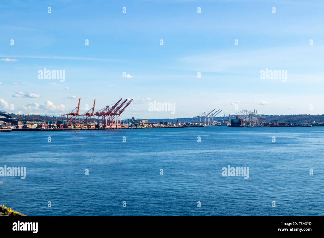 Harbor Island in the Industrial District and Port in Seattle ...