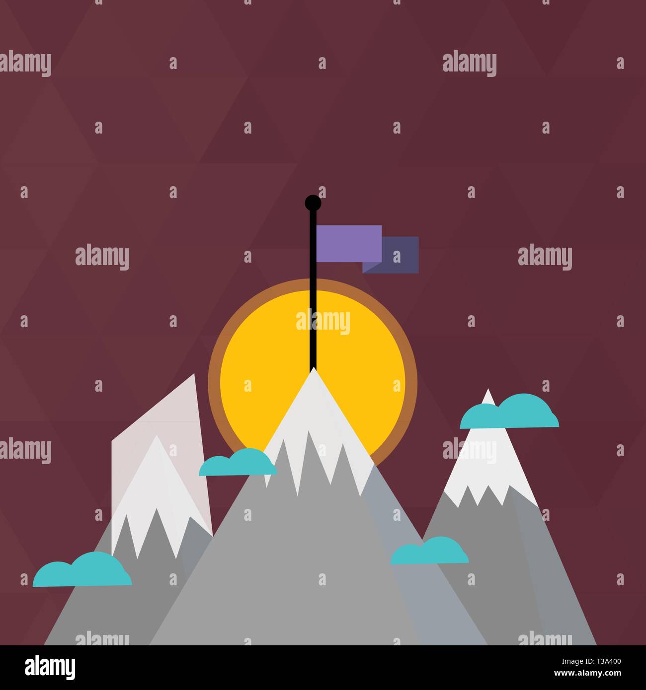 Three peak challenge Stock Vector Images - Alamy