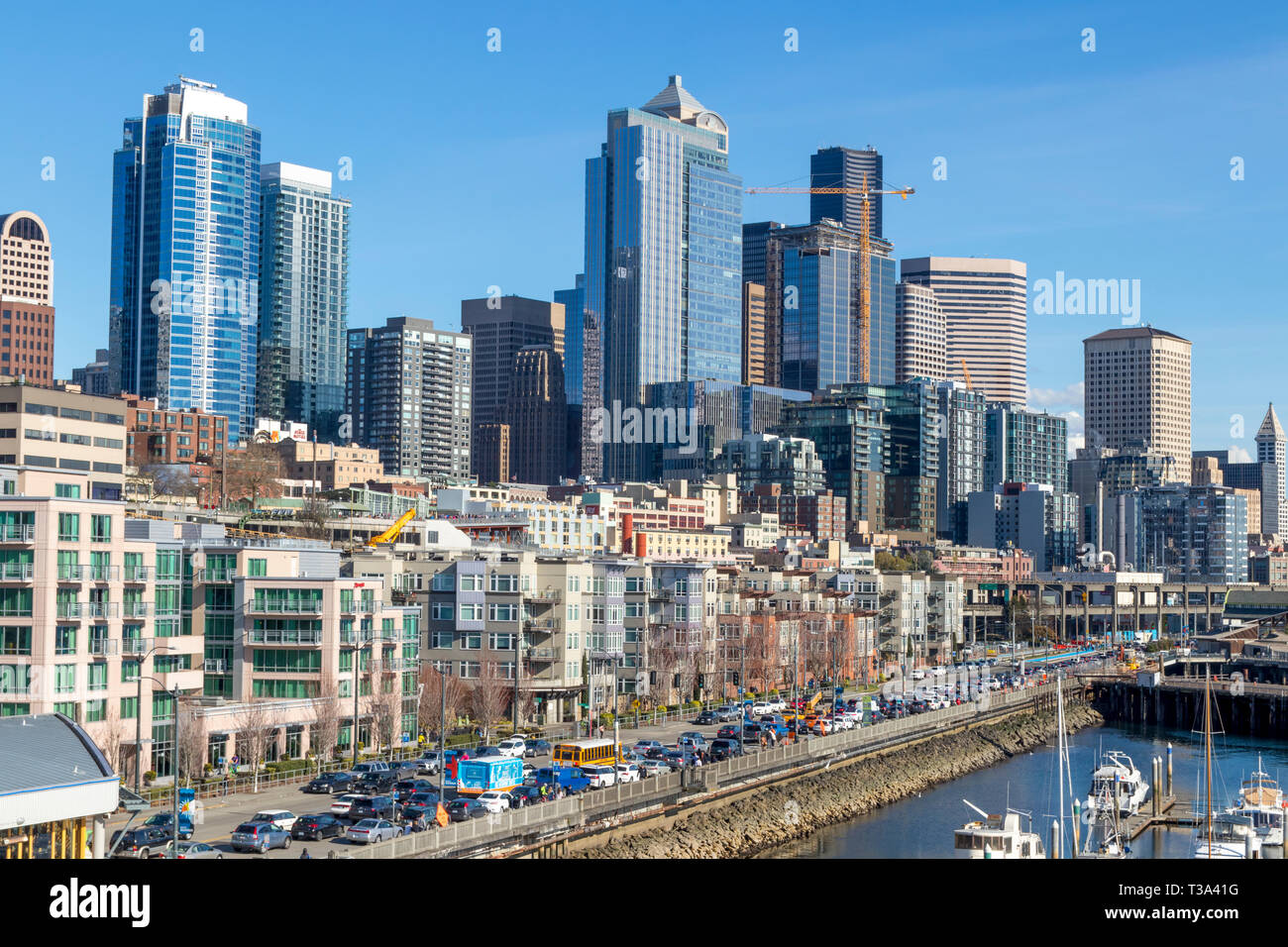 Aerial View Of Seattle High Resolution Stock Photography and Images - Alamy