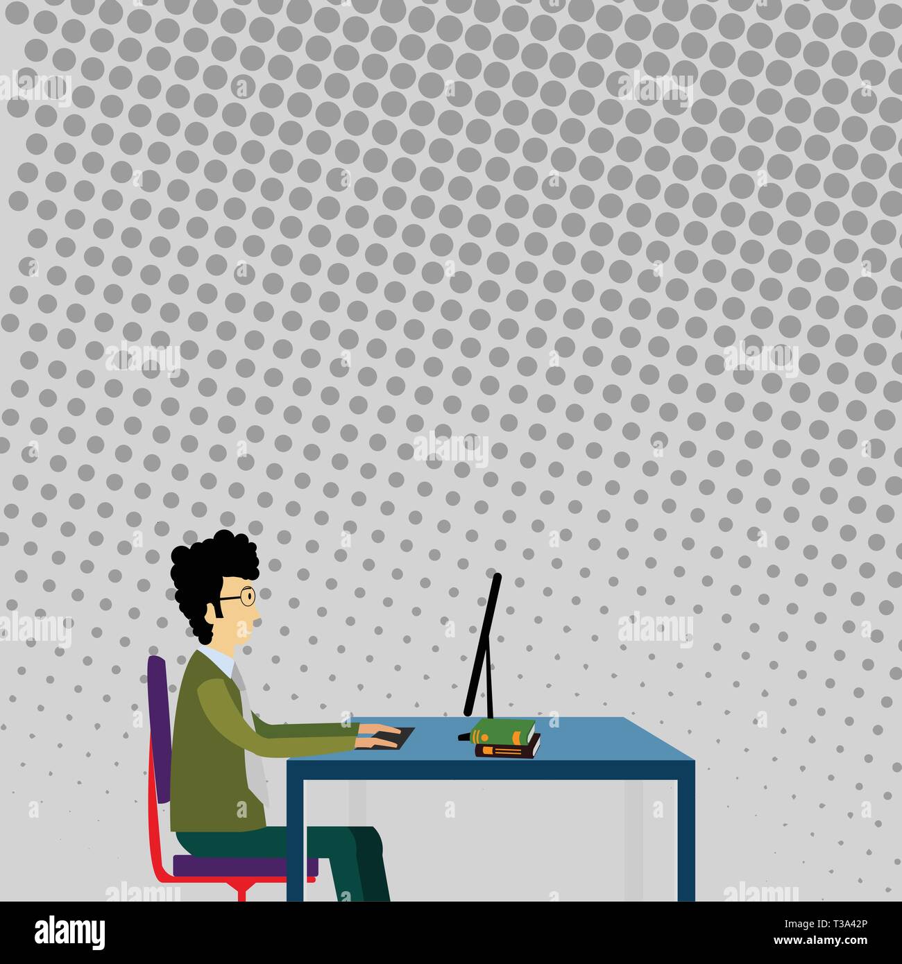 Correct typing position hi-res stock photography and images - Alamy