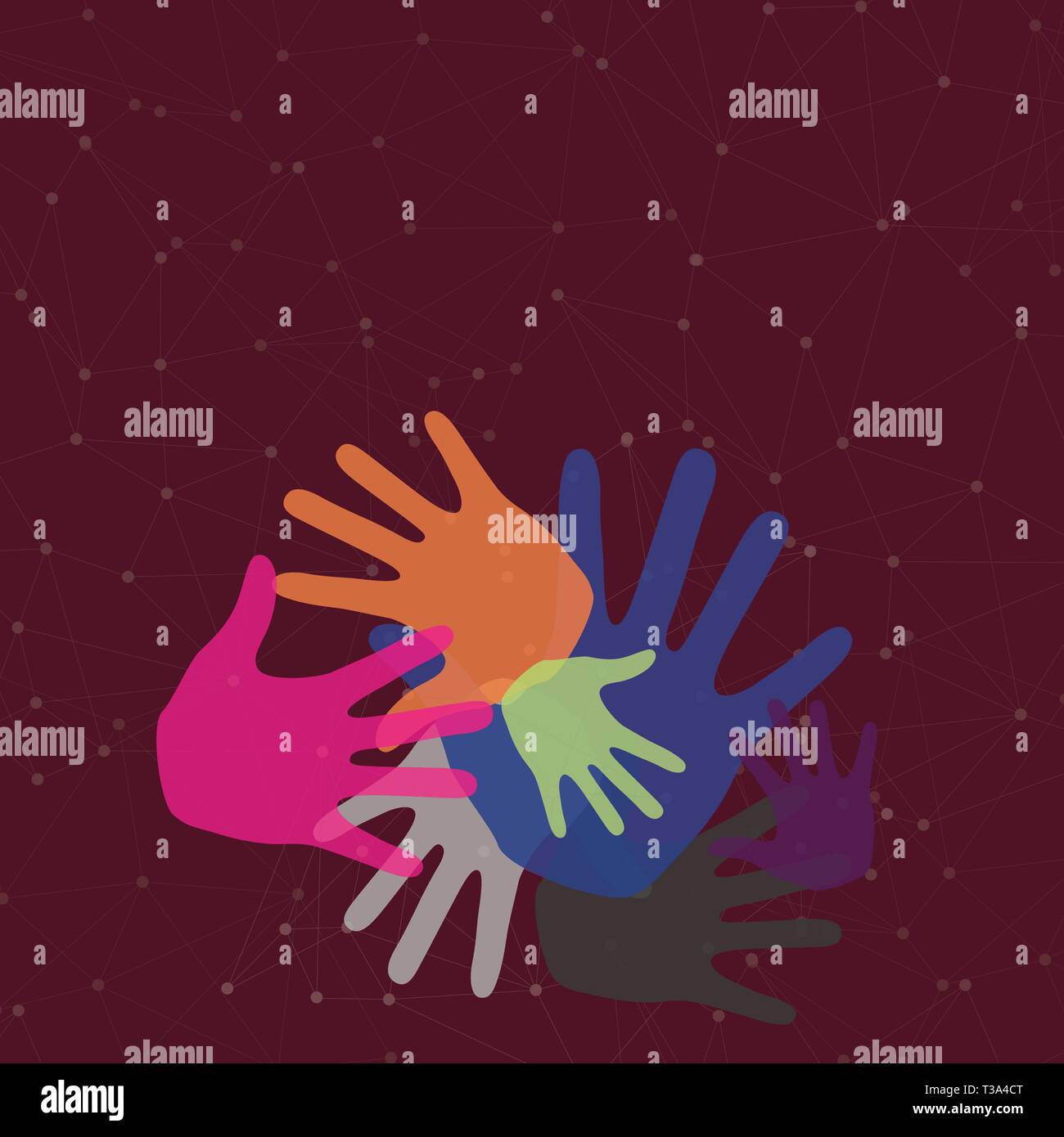 Palm marks Stock Vector Images - Alamy