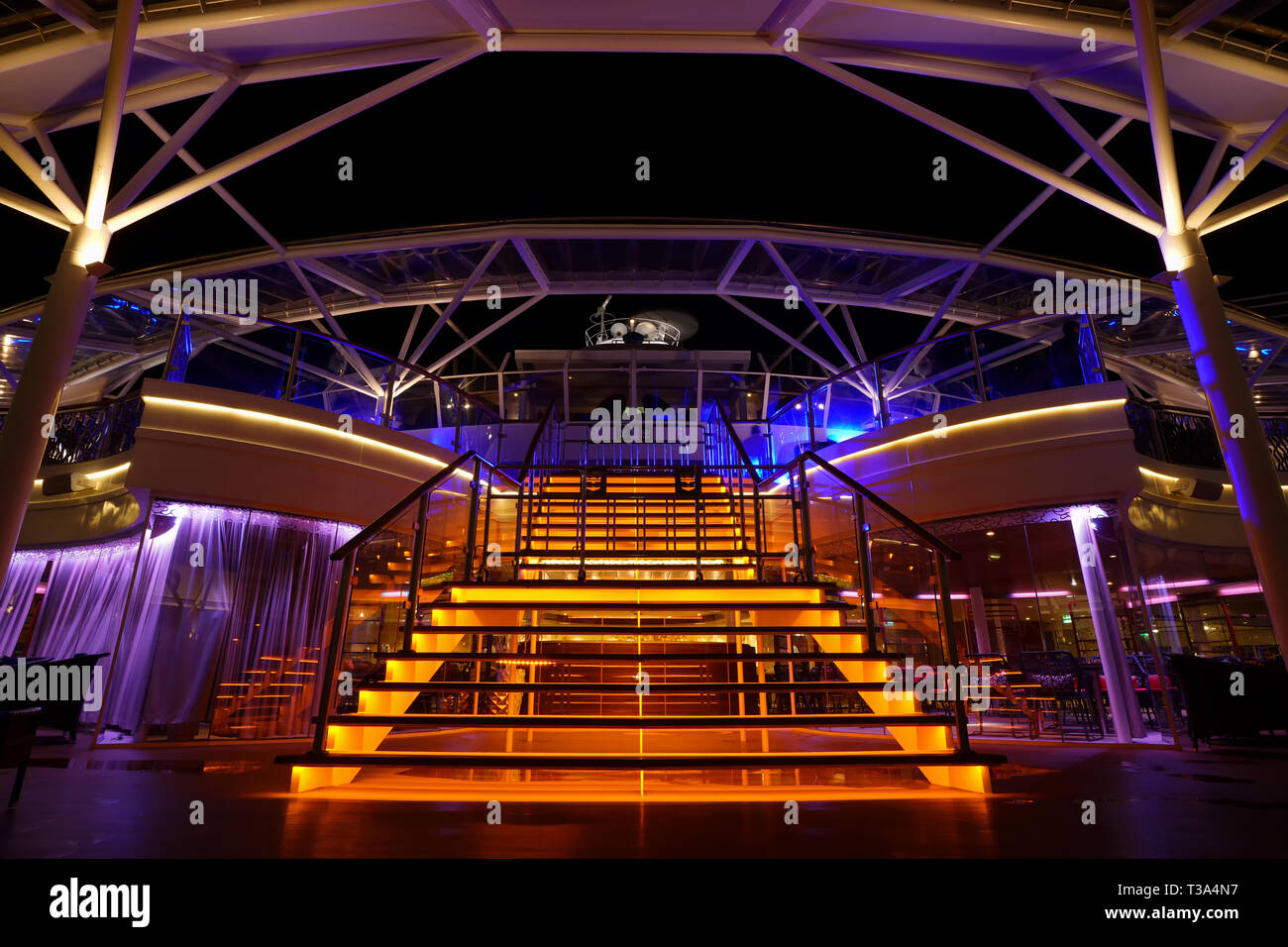 Solarium, Harmony of the Seas, Royal Caribbean Cruise Ship Stock Photo ...