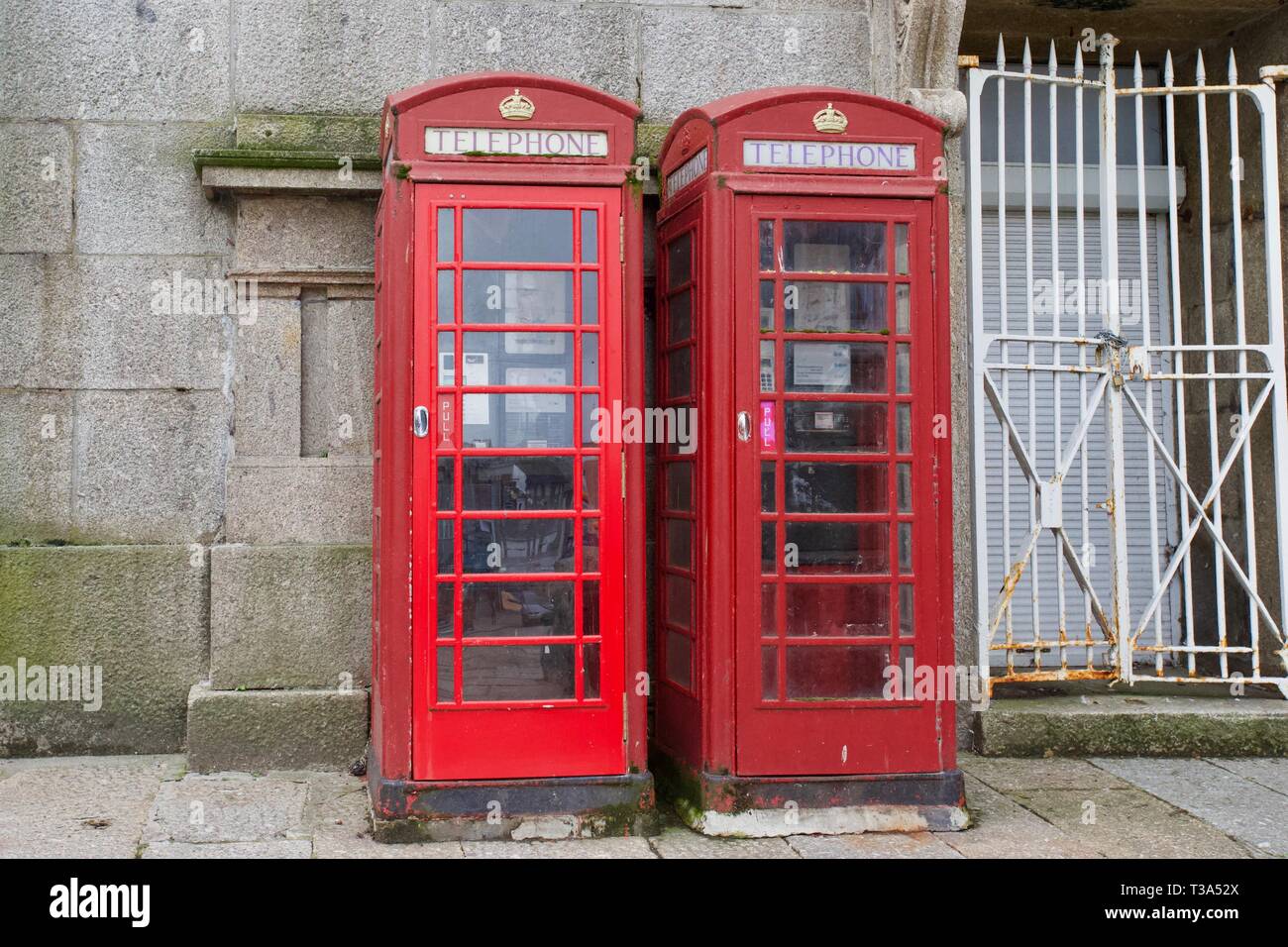 Seaside phone box hi-res stock photography and images - Alamy