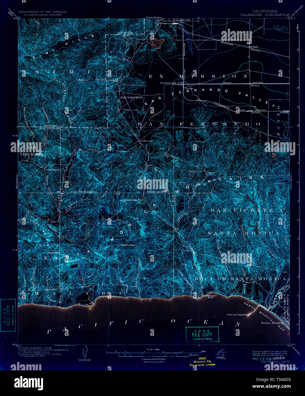Calabasas ca map hi-res stock photography and images - Alamy