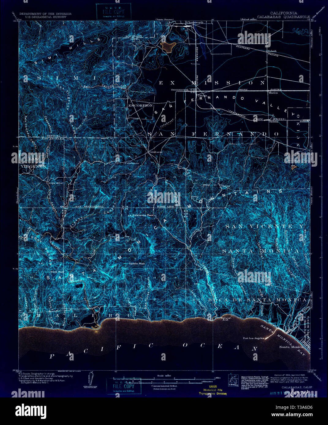 Calabasas ca map hi-res stock photography and images - Alamy