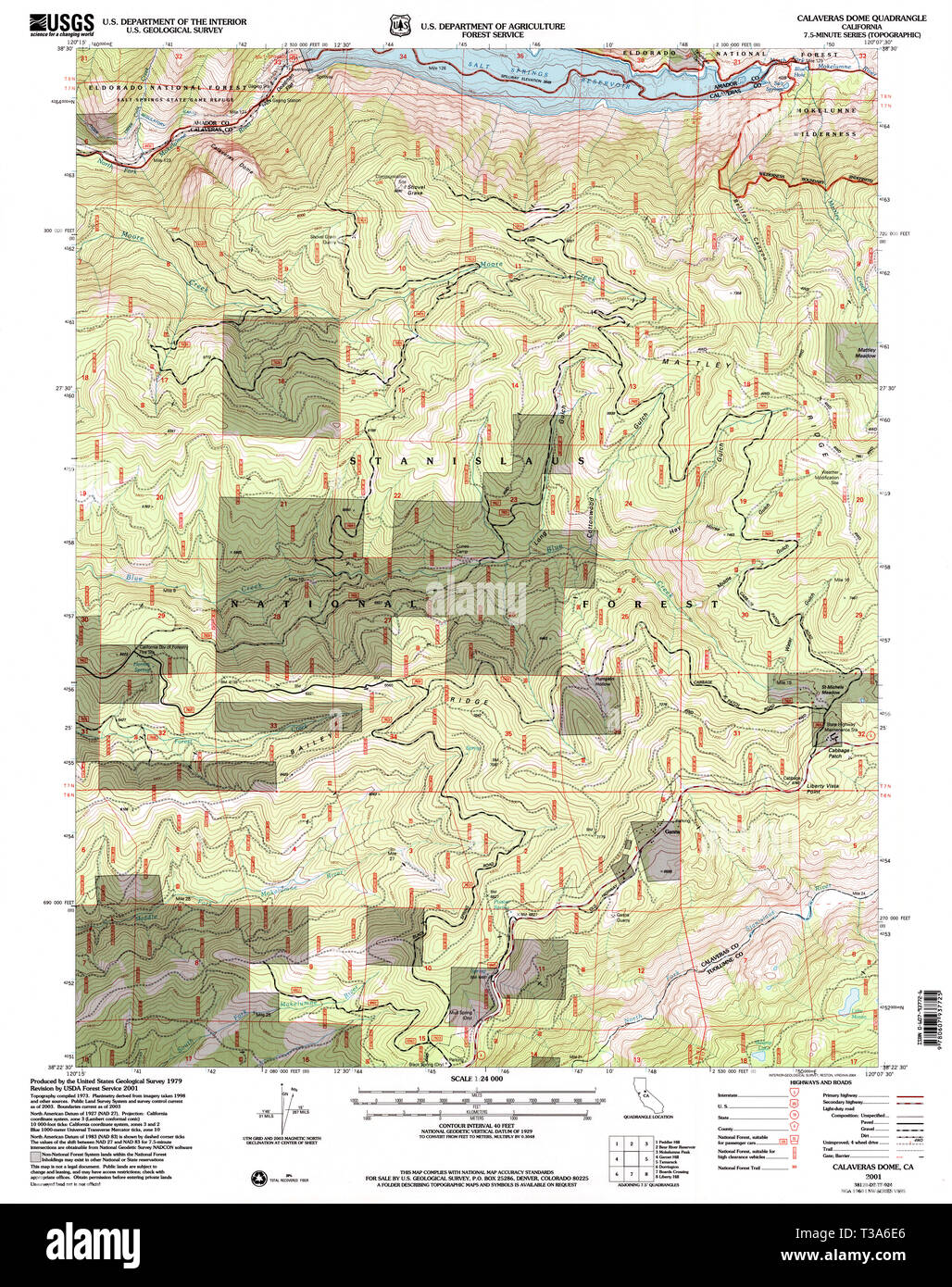 Calaveras map hi-res stock photography and images - Alamy