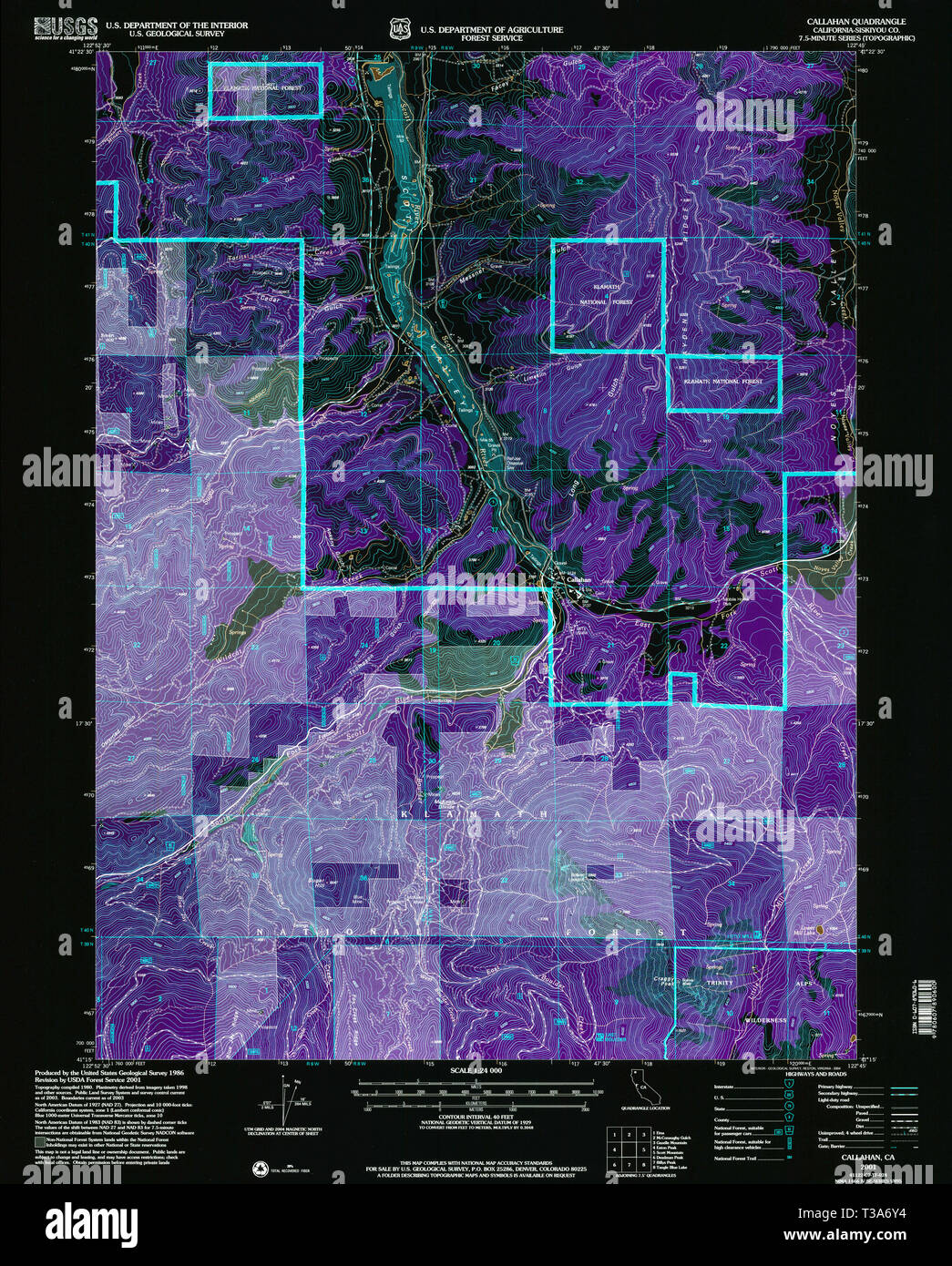 Map of callahan hi-res stock photography and images - Alamy
