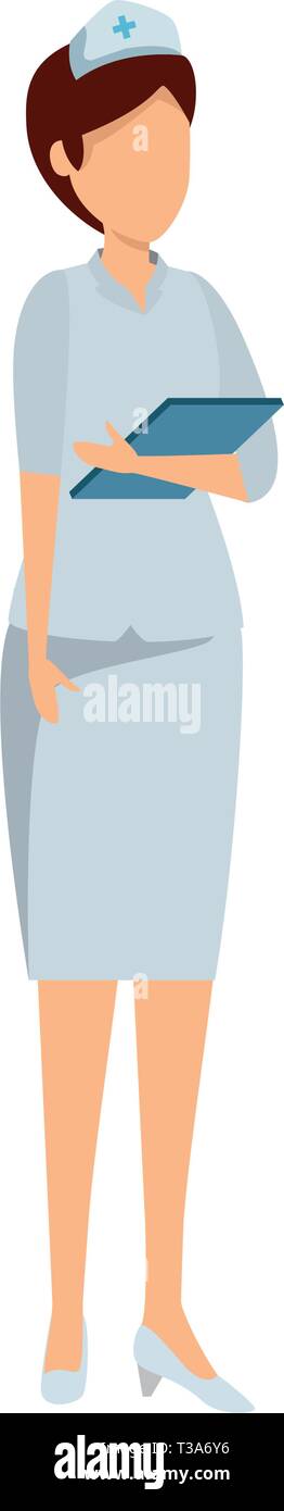 professional female nurse character Stock Vector Image & Art - Alamy