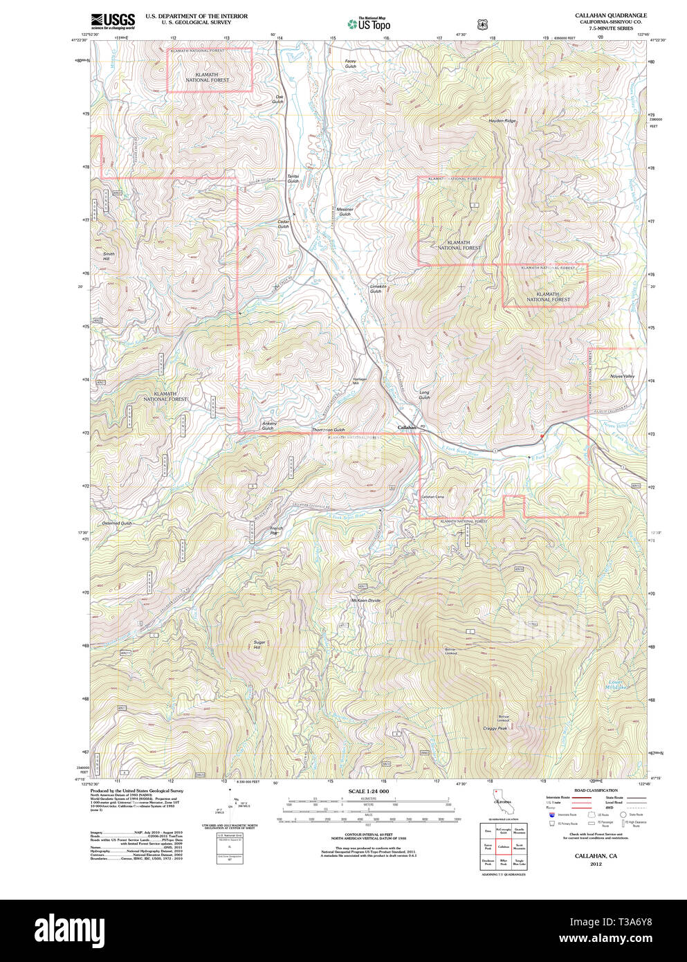 Map of callahan hi-res stock photography and images - Alamy