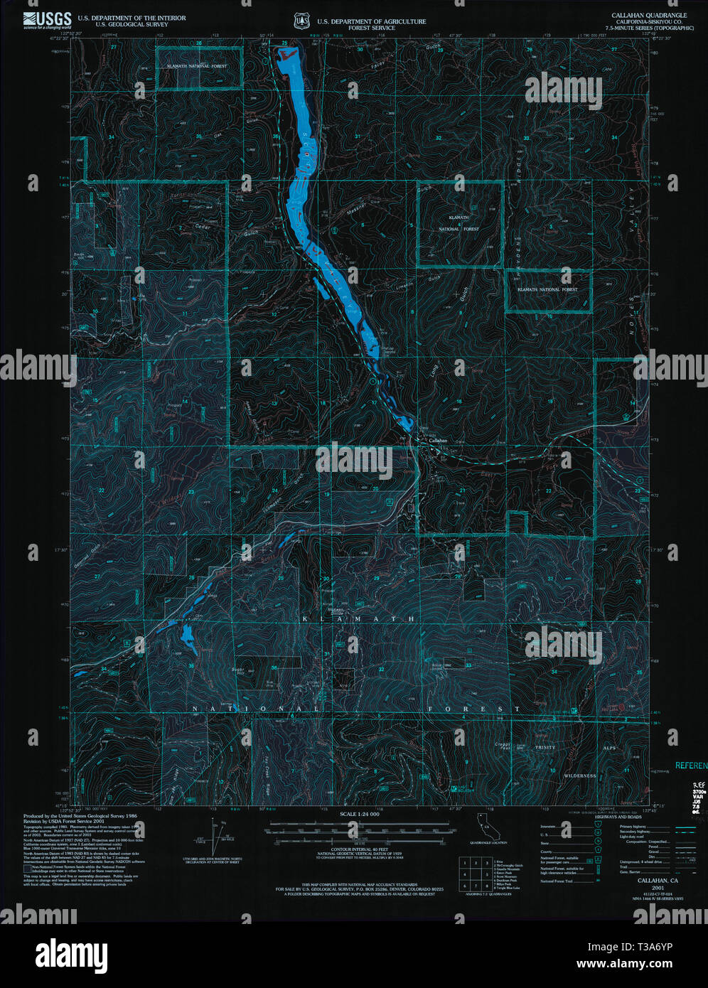 Map of callahan hi-res stock photography and images - Alamy