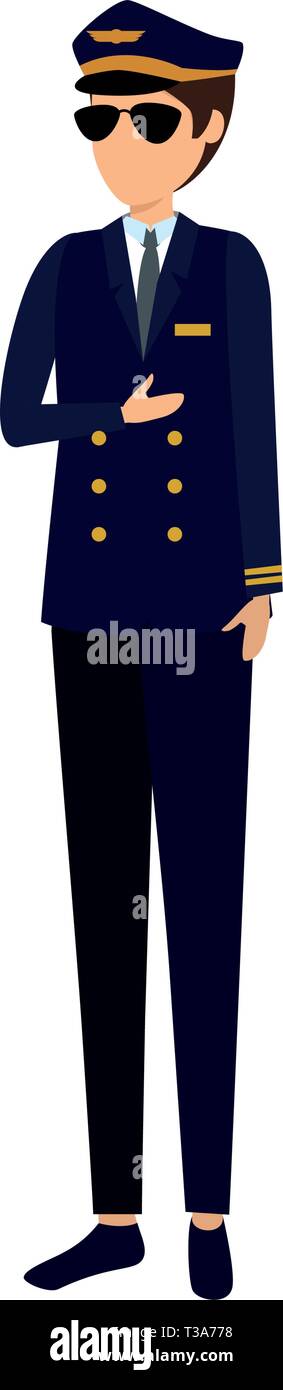 aviation pilot avatar character Stock Vector Image & Art - Alamy