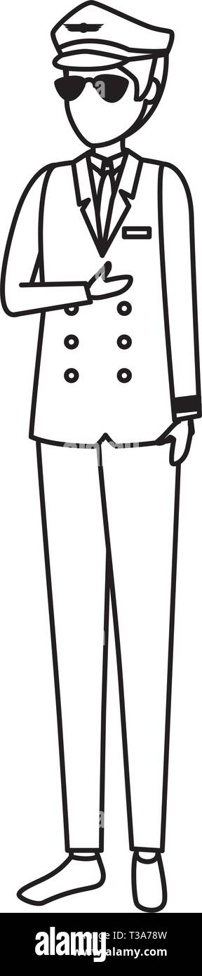 aviation pilot avatar character Stock Vector Image & Art - Alamy