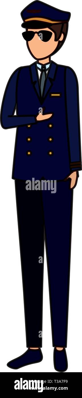aviation pilot avatar character Stock Vector Image & Art - Alamy