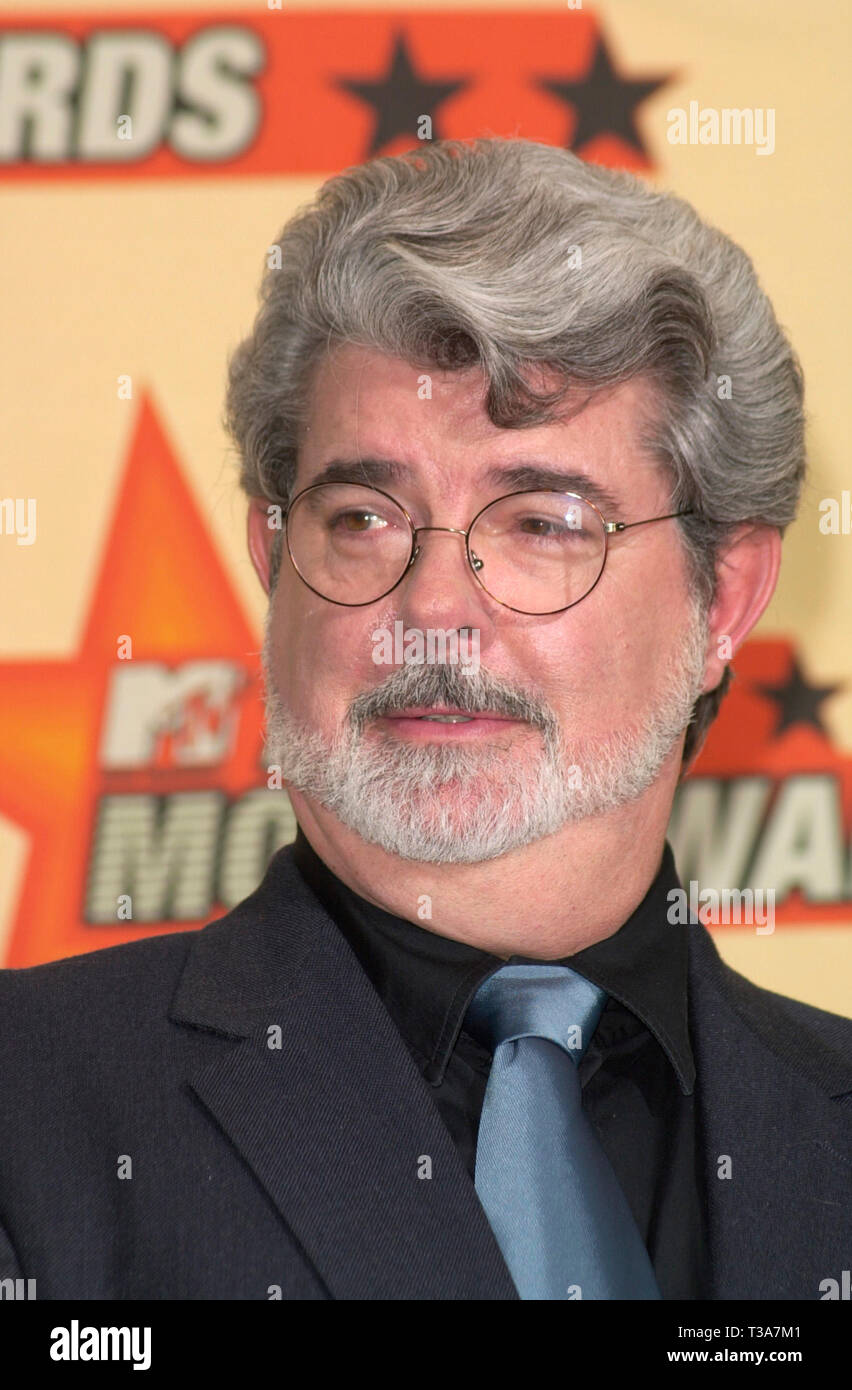 LOS ANGELES, CA. June 02, 2001: Director GEORGE LUCAS at the MTV Movie ...
