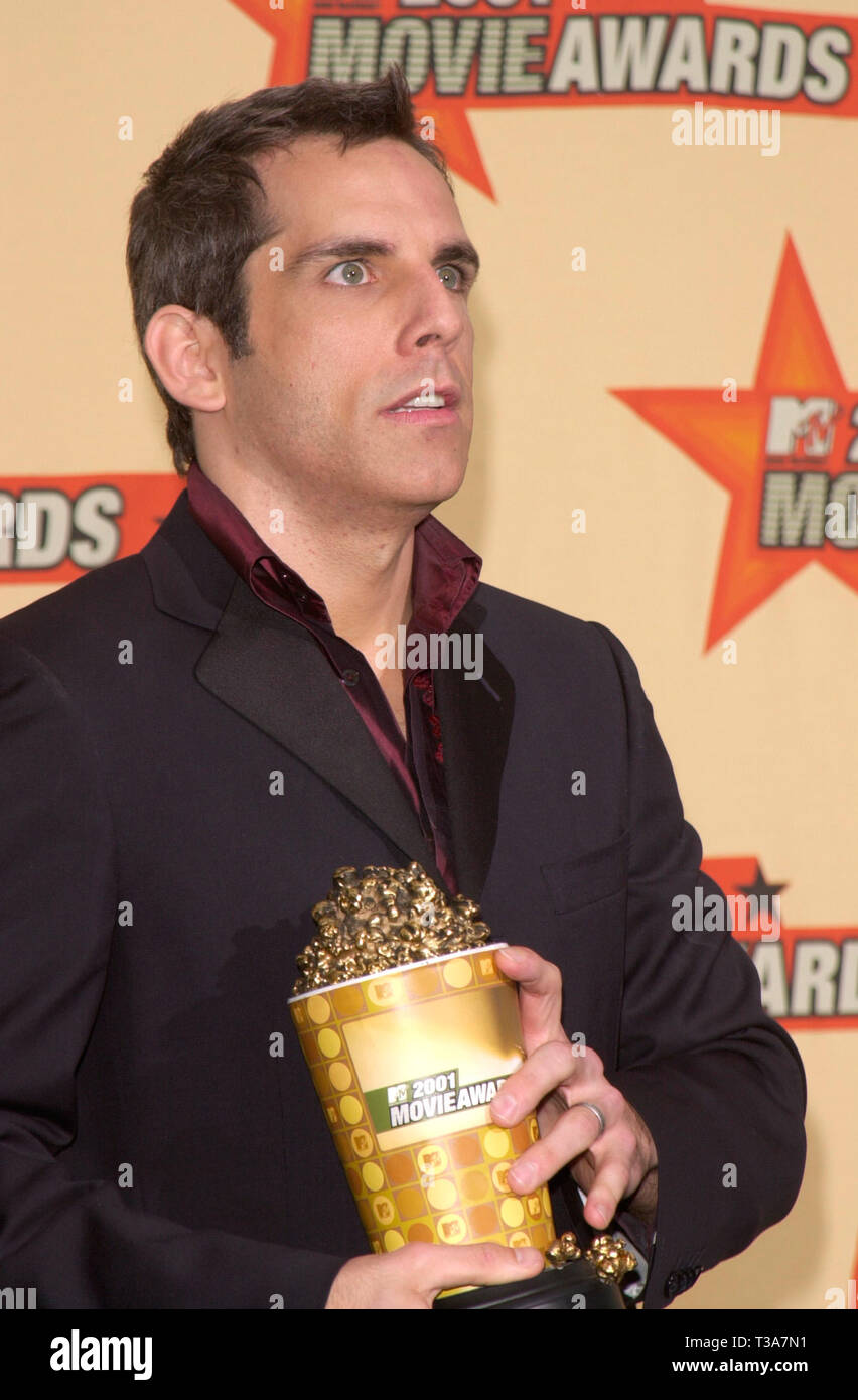 LOS ANGELES, CA. June 02, 2001: Actor BEN STILLER at the MTV Movie ...