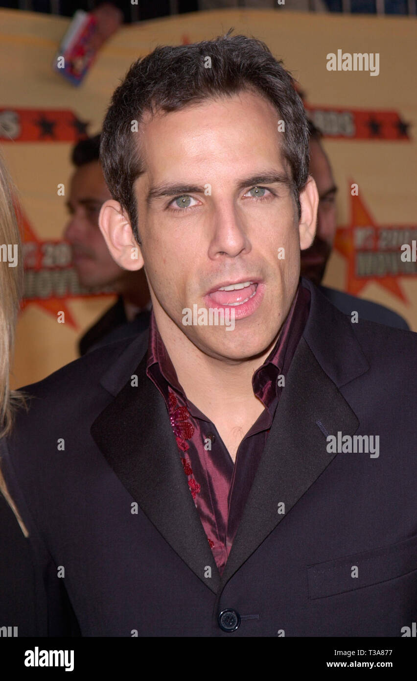 LOS ANGELES, CA. June 02, 2001: Actor BEN STILLER at the MTV Movie ...