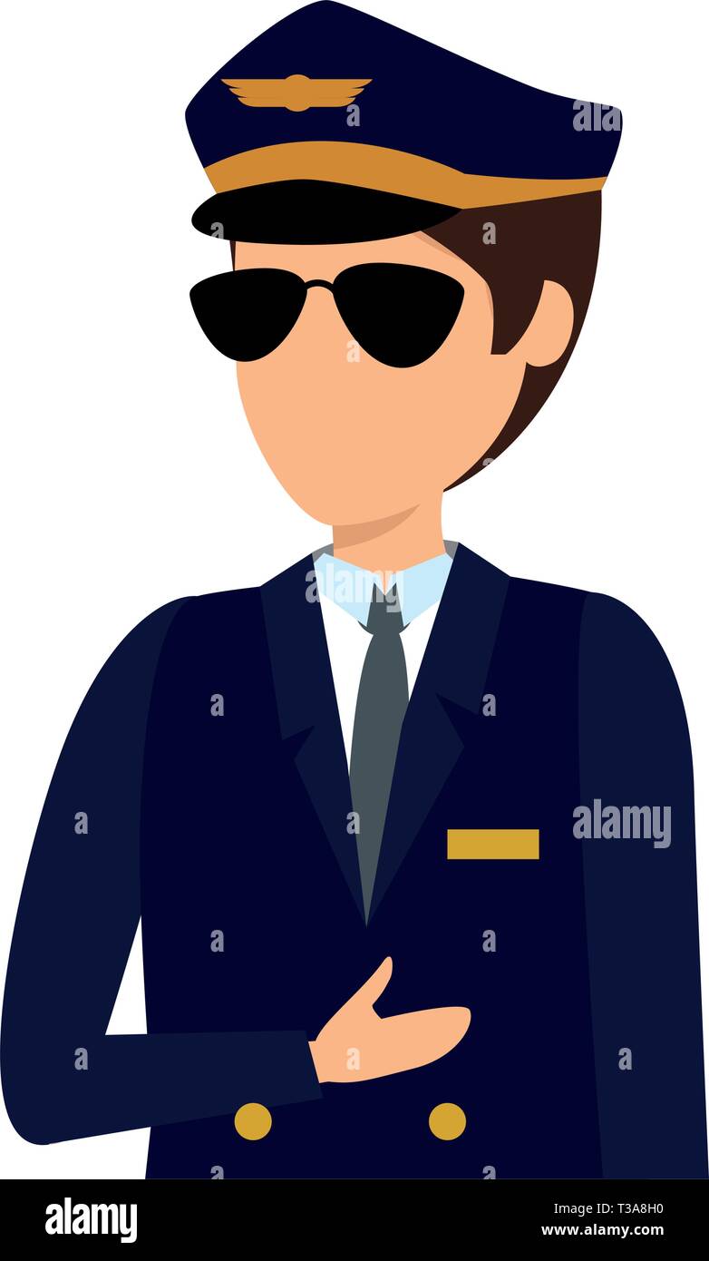 aviation pilot avatar character Stock Vector Image & Art - Alamy